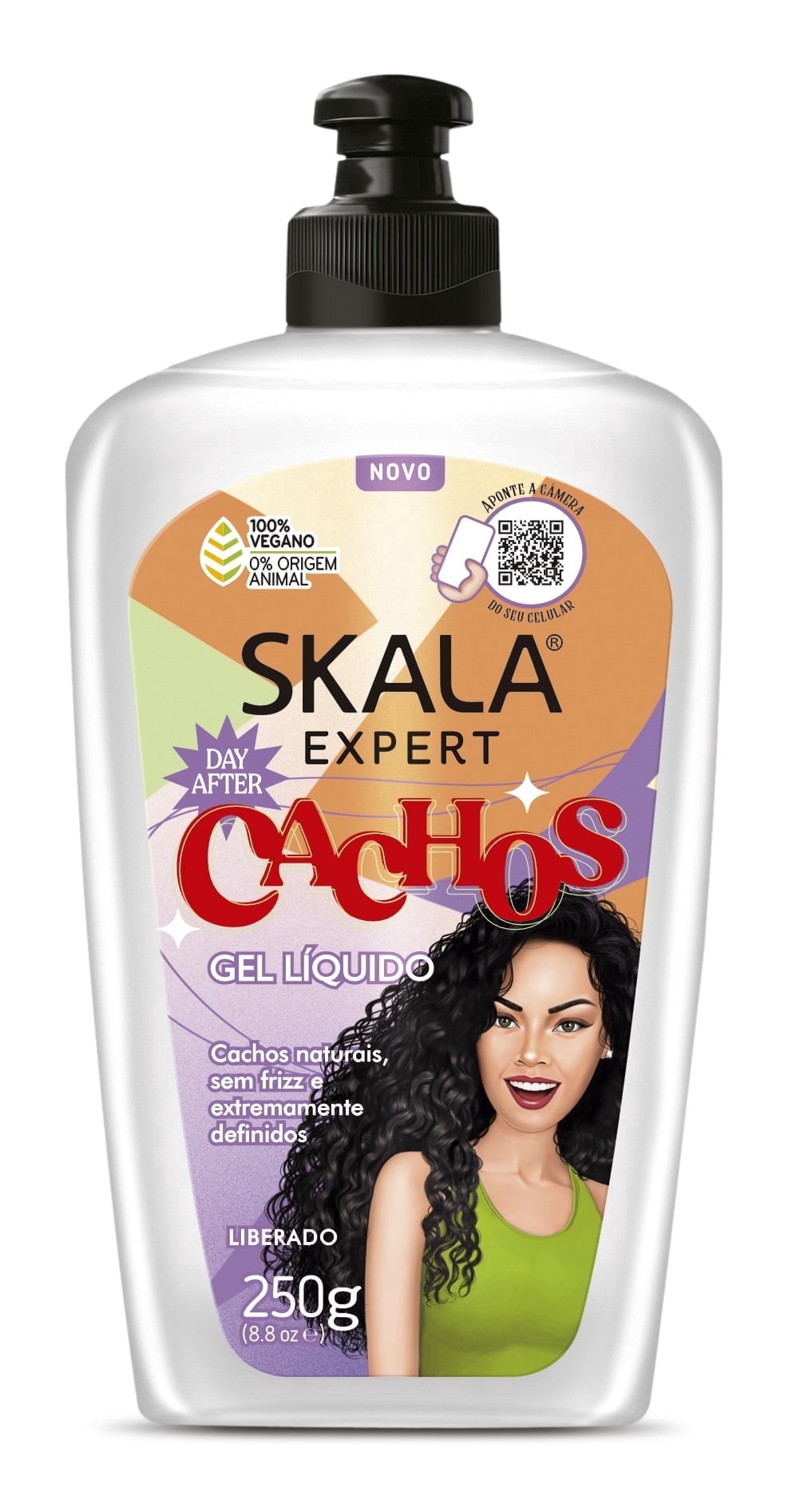 Skala Expert Mais Cachos Curly Hair Gel, Defines Curls, Controls Frizz ...