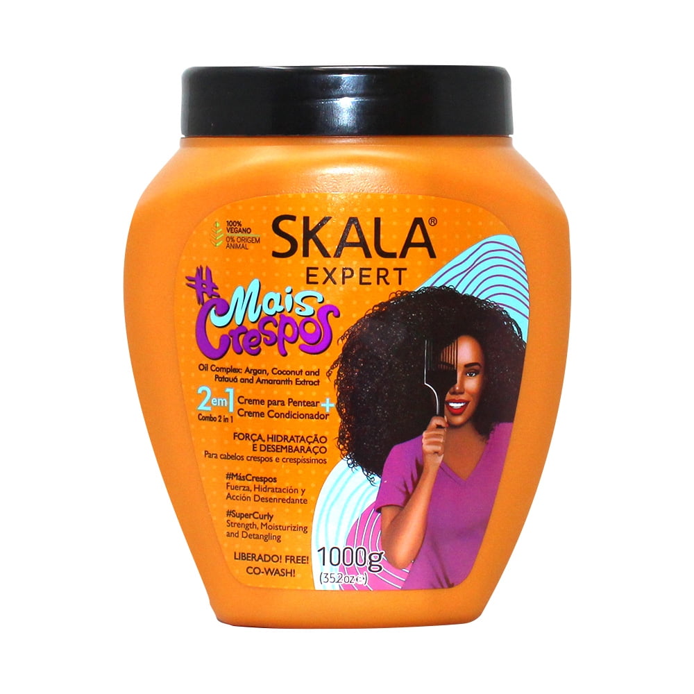 Skala Expert More Curls 2 in 1 Treatment Cream, 33.81 Oz for Nourishing ...