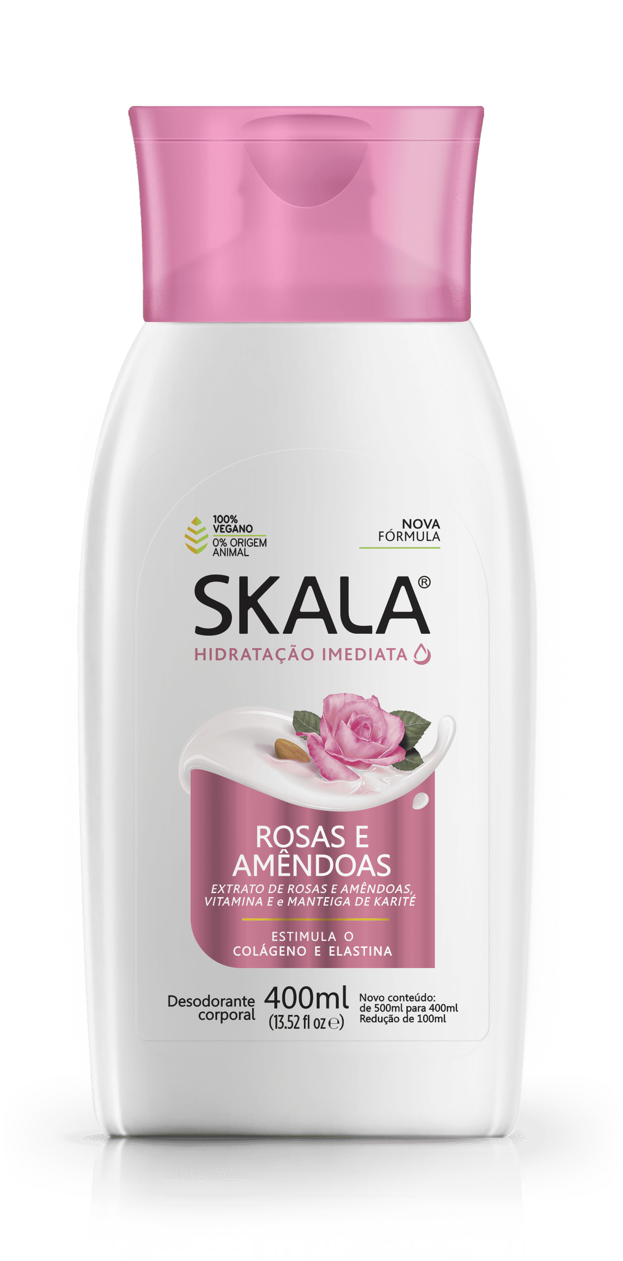 Skala - Linha Corpo - Hidratante Corporal Rosas e Amendoas 400 Ml ...