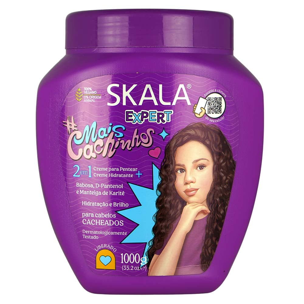 Skala Expert More Curls - 2 in 1 Leave-In Treatment Cream for Curly ...