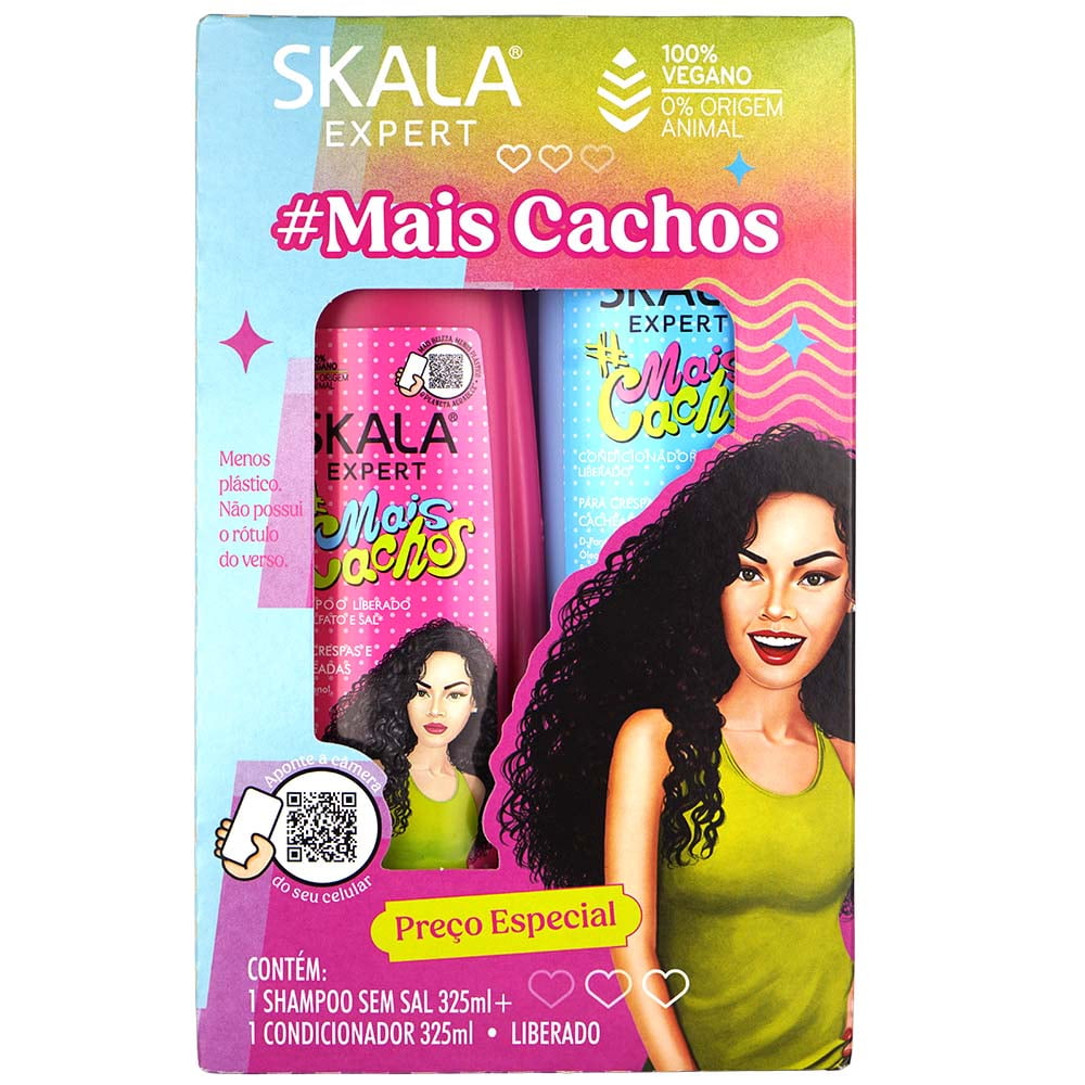 Skala Curly Hair Shampoo and Conditioner Kit 325ml Nourishes and ...