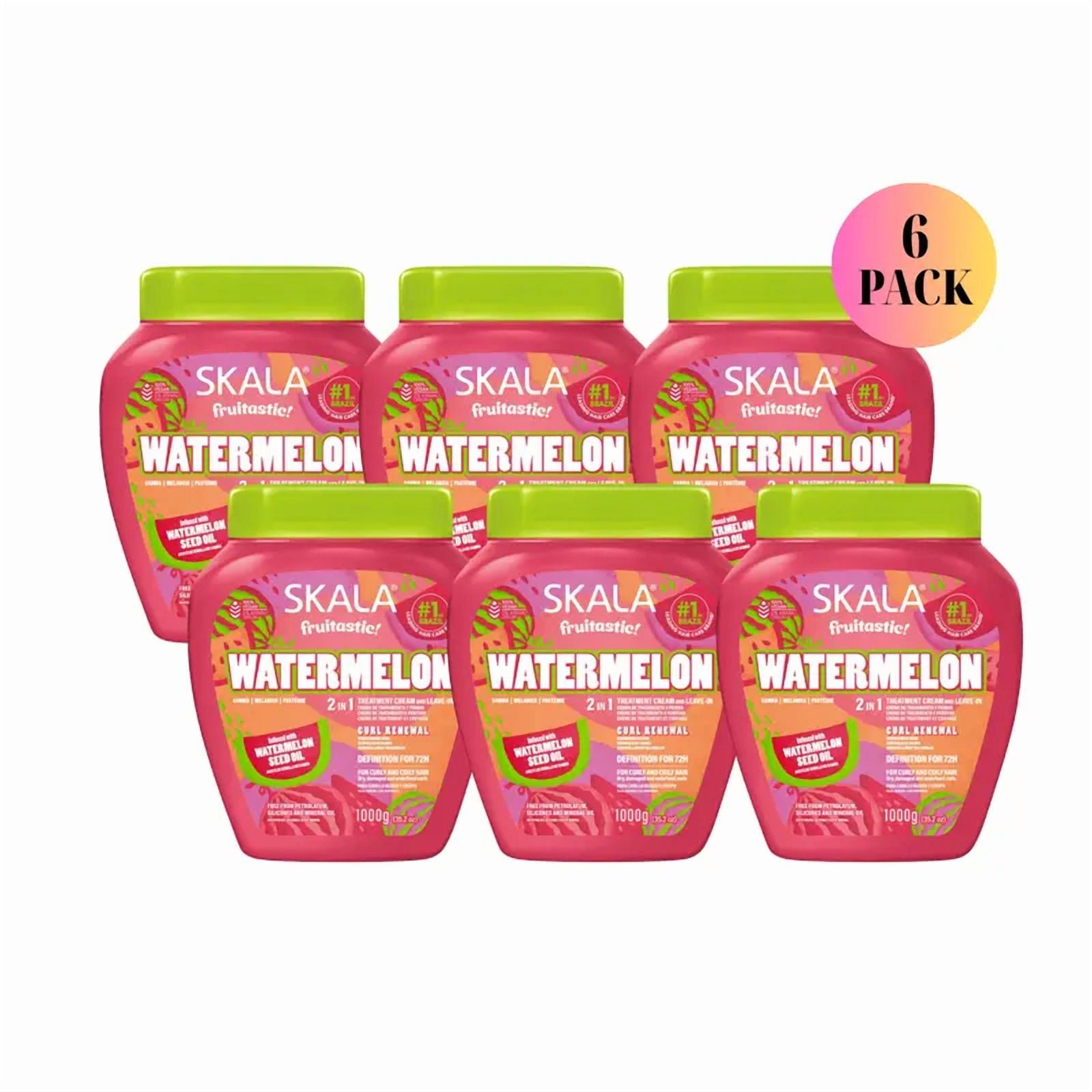 Skala Watermelon 6-Pack – Skala Watermelon 2-in-1 Hair Treatment Cream ...