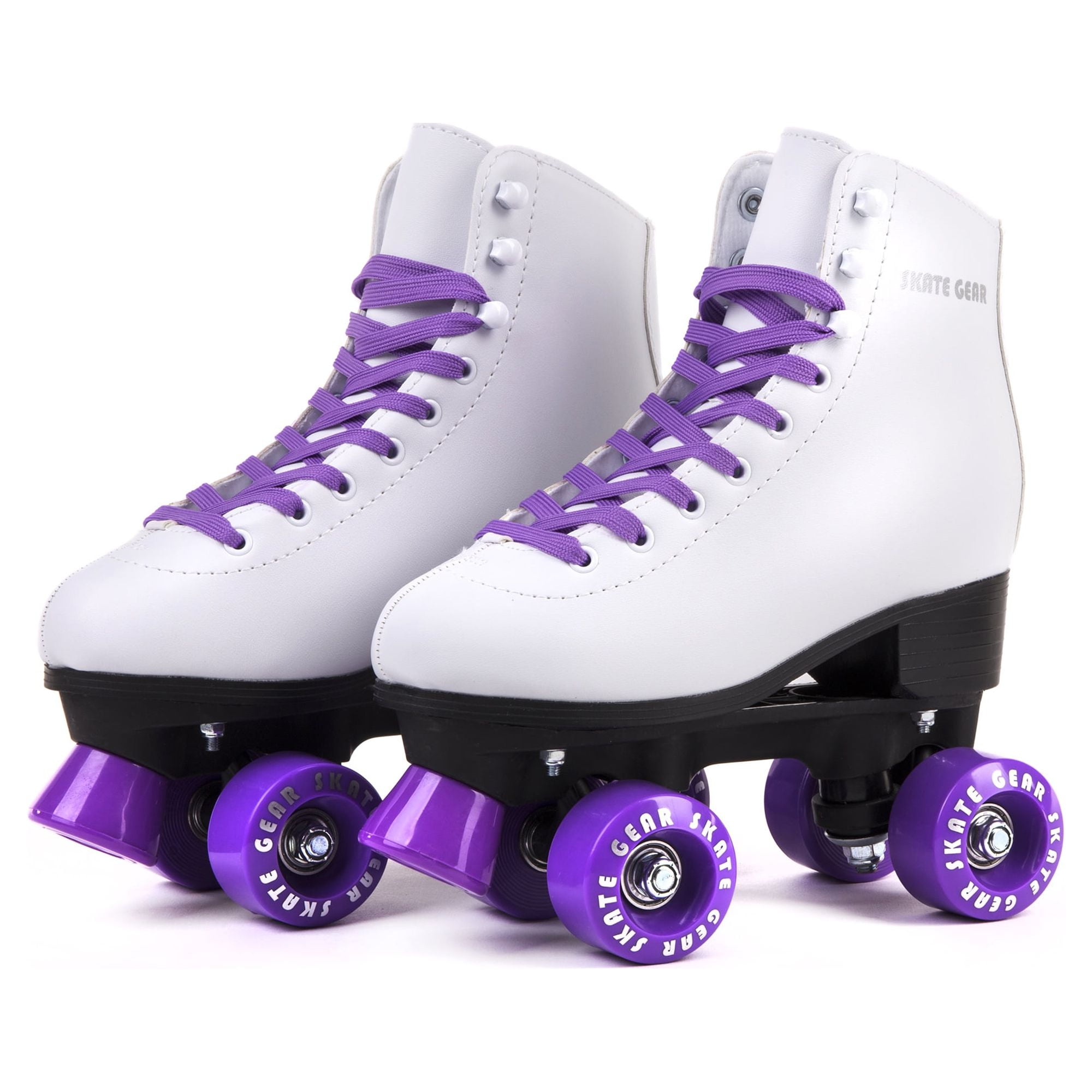 Skate Gear Cute Roller Skates, Retro Design, Purple, Youth Size 3 ...