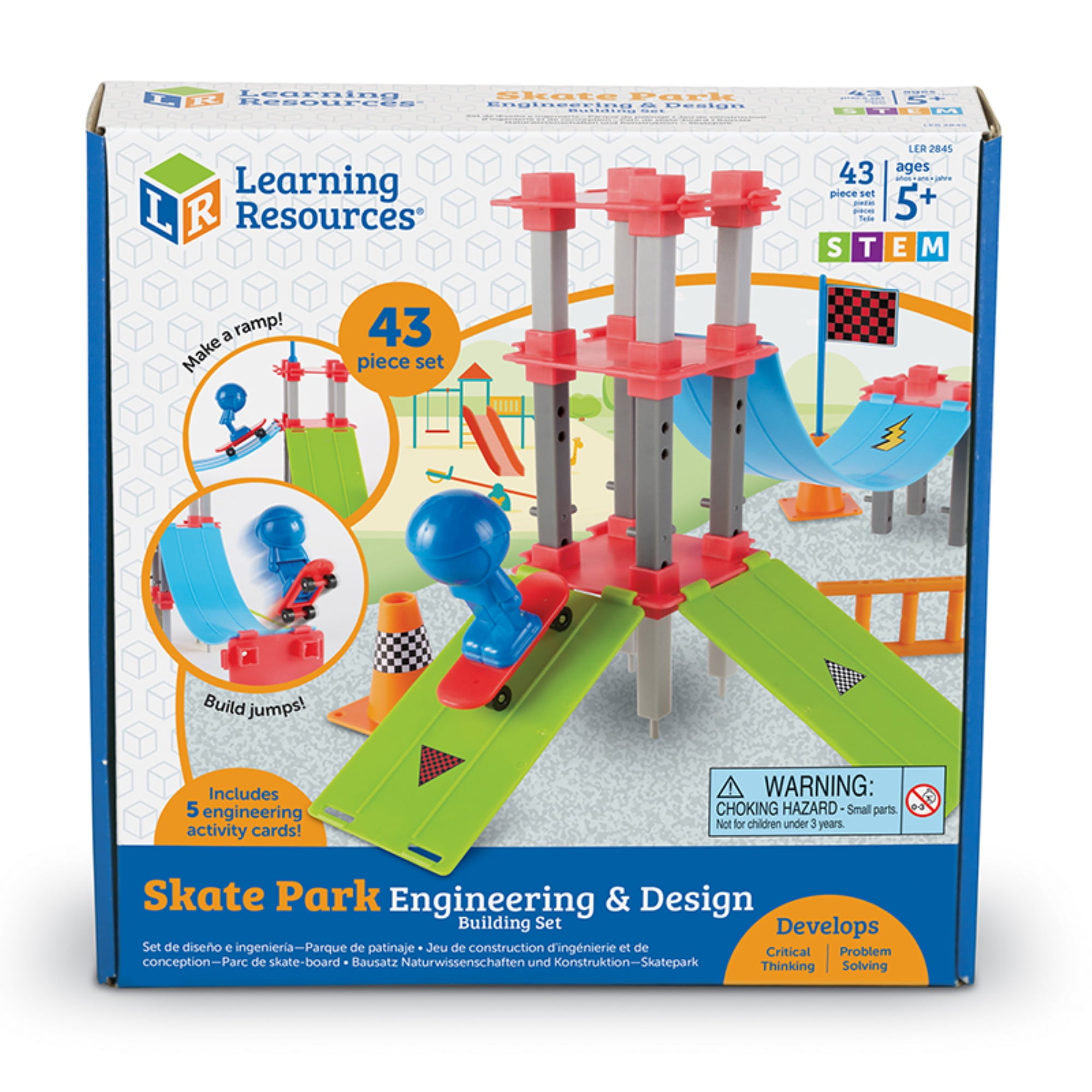 Skate Park Engineering & Design Set (43 Pieces) - Walmart.com