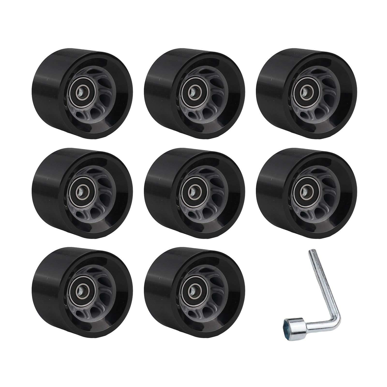 Skate Wheels Roller Skate Wheels 58*39mm 8pcs For Double-Row Roller ...