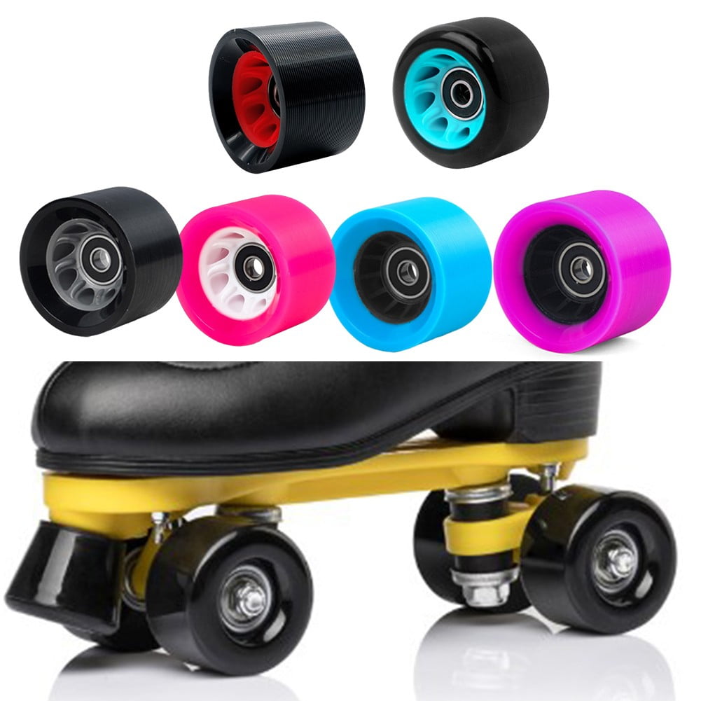 Skate Wheels Roller Skate Wheels 8Pcs For Double-Row Roller Skates Quad ...