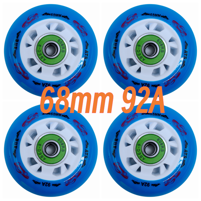 Skate wheel children roller wheel 68mm 83A 92a 4 wheels lot - Walmart.com