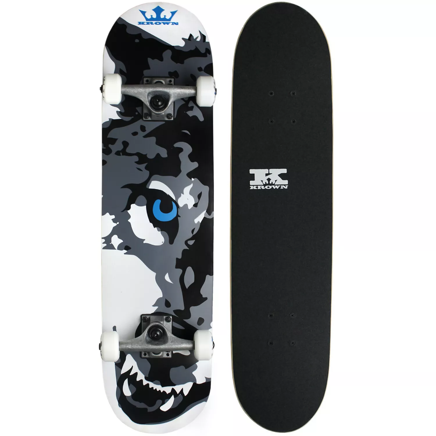 Skateboard Complete - Krown Wolf 7.5" Complete - Walmart.com