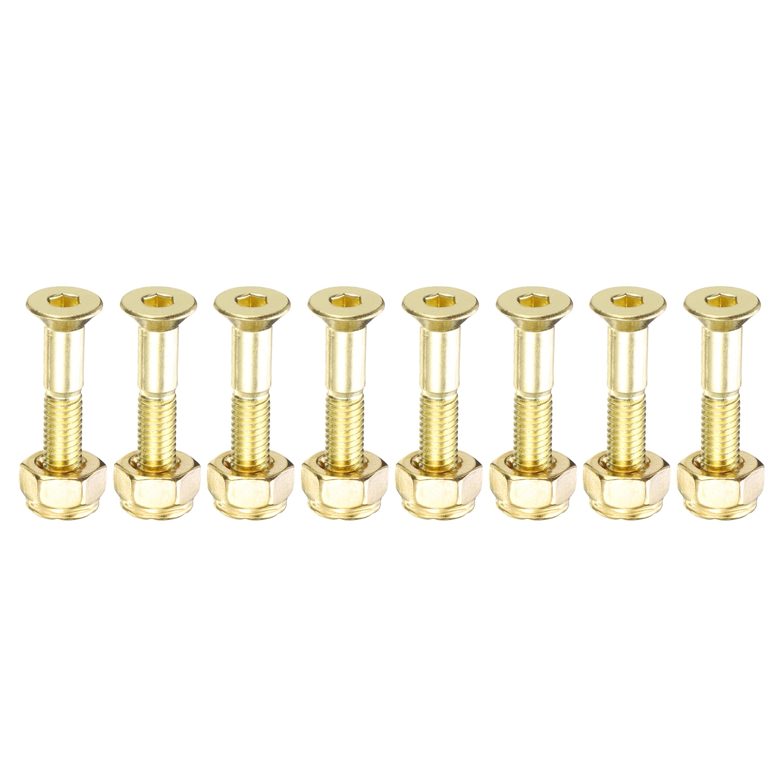 Skateboard Hardware Kit 1", 8pcs Carbon Steel Grade 8.8 Mounting Screws ...