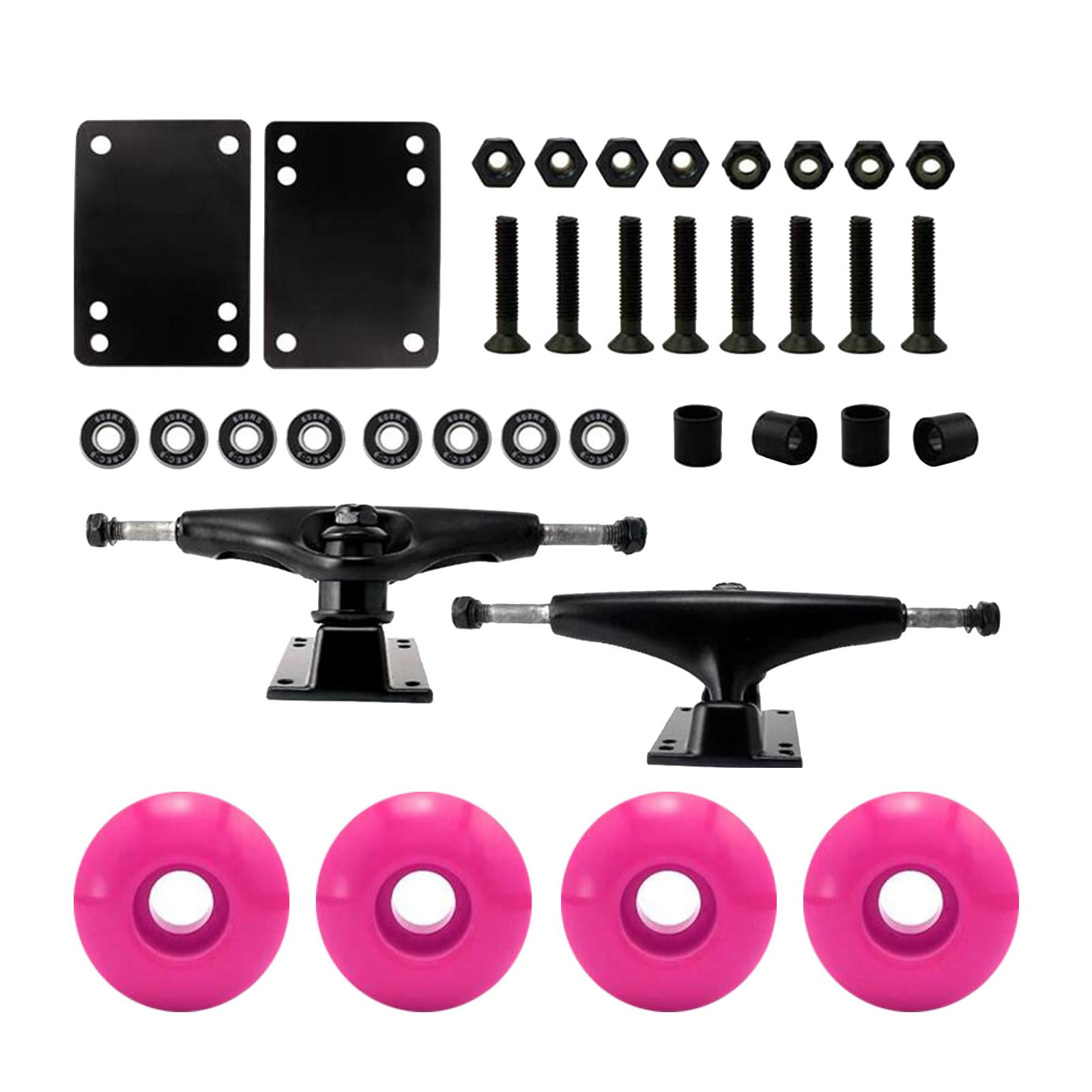 Skateboard Package 5 Inch Trucks with 52mm Wheels, Bearings ABEC 9 ...
