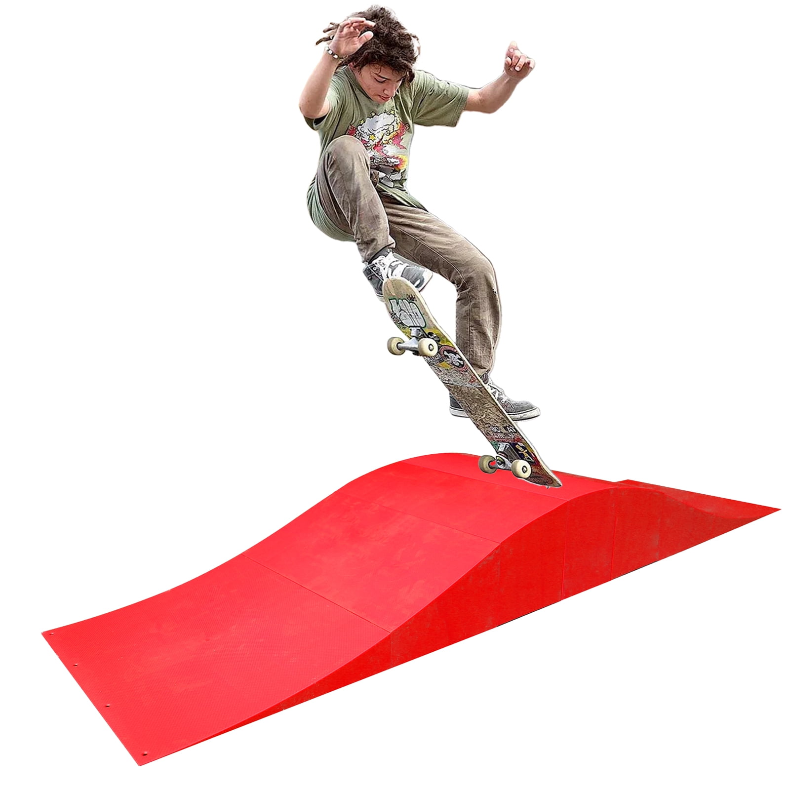 Skateboard Ramps for Kids, Modular Wave-Style Ramp, Long-Lasting ABS ...