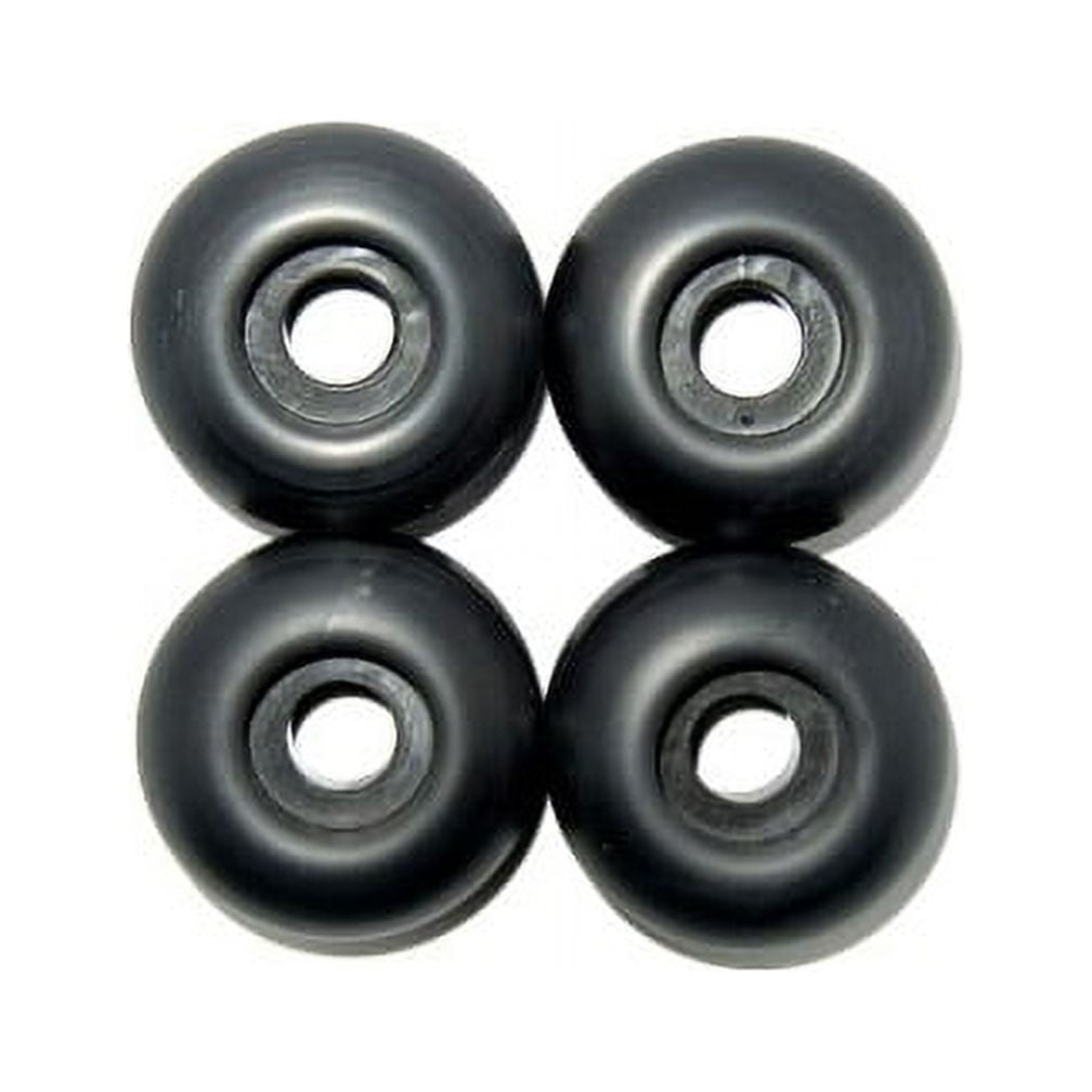 Skateboard WHEELS Blank 50mm BLACK Skateboards - Walmart.com