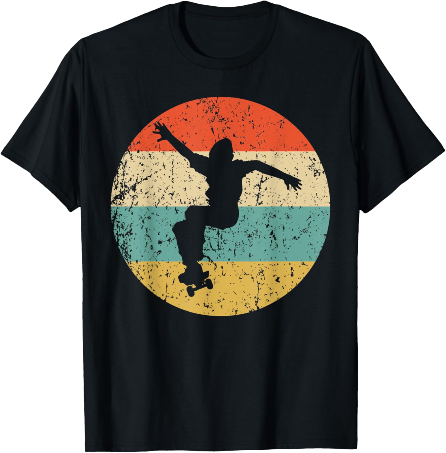 Skateboarder Skateboarding Skater Retro Skateboard T-Shirt - Walmart.com
