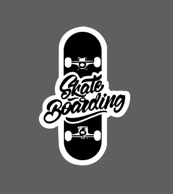 Skateboarding Sticker Skate Waterproof Sticker Phone Decal Water Bottle ...