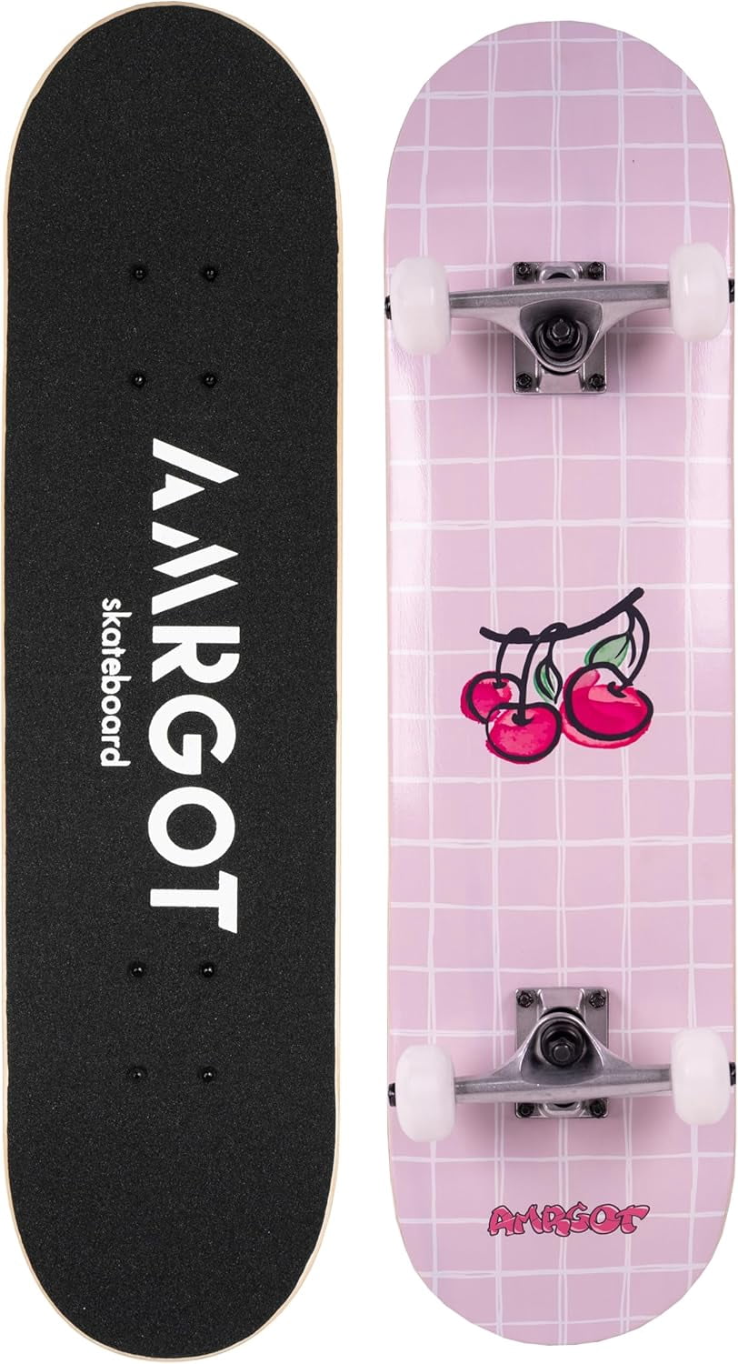 Skateboards for Beginners,31 * 8 inches Complete Skateboards for Kids ...