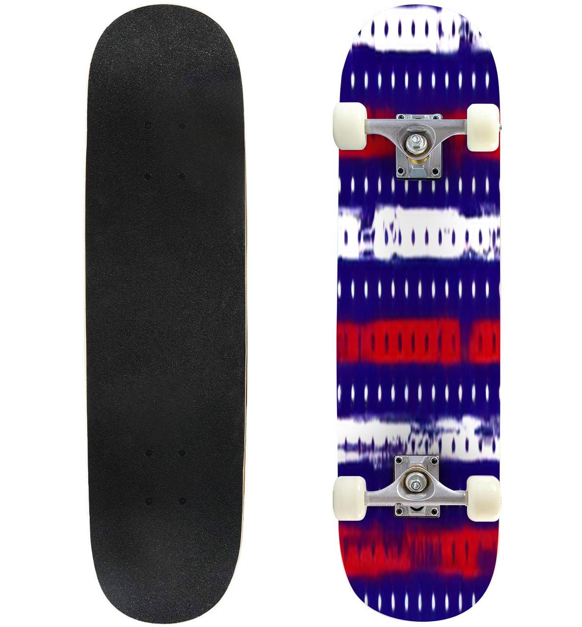 Skateboards for Beginners 4th July Hipster Seamless Pattern Flag Colors ...