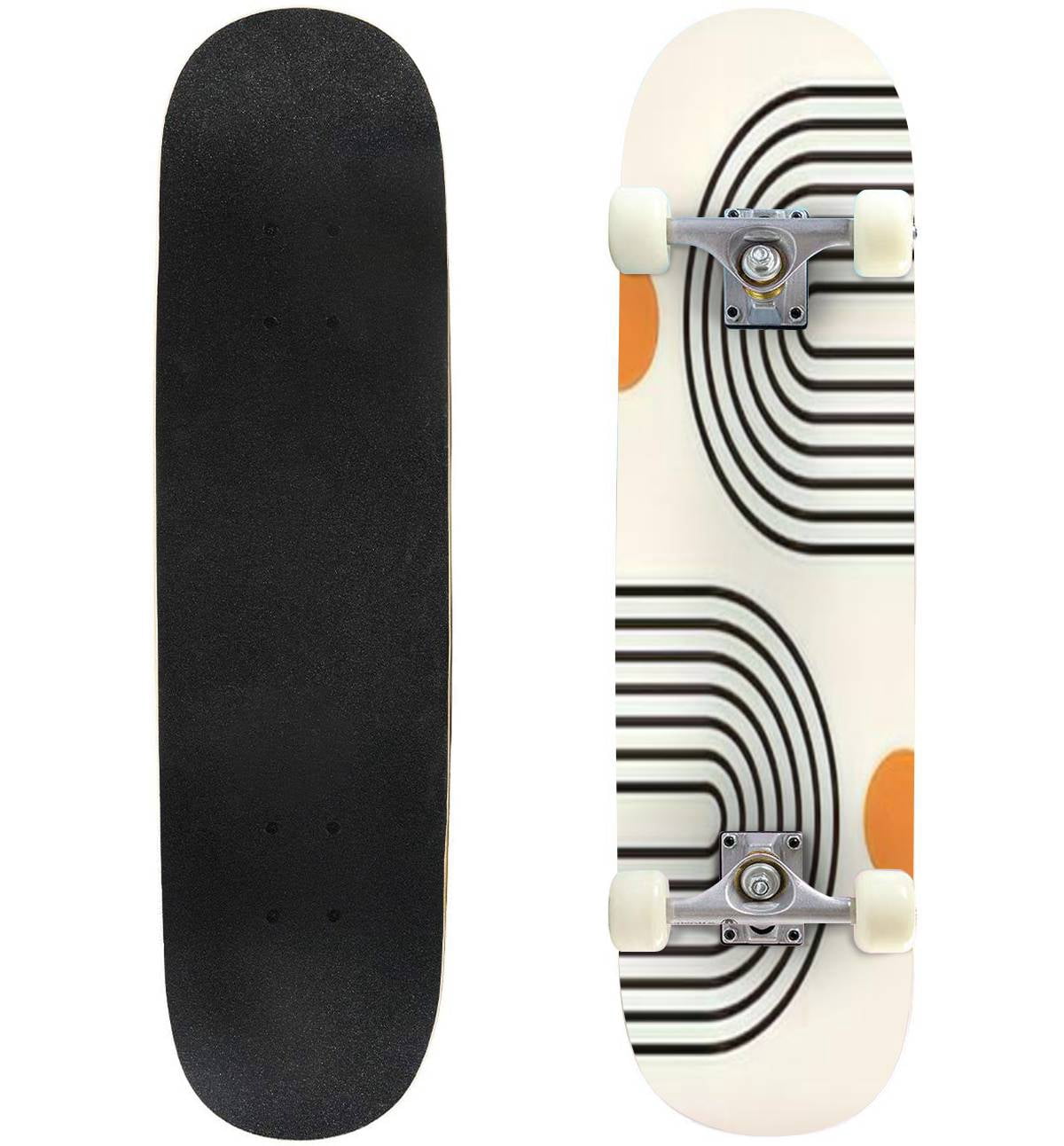Skateboards for Beginners Abstract Line Contemporary geometric Boho ...