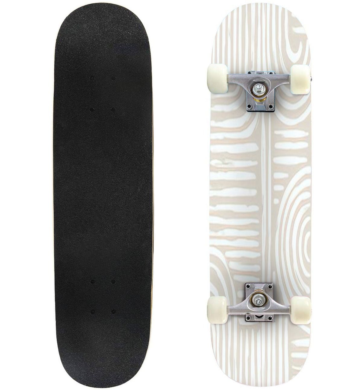 Skateboards for Beginners Aesthetic Contemporary seamless abstract line ...