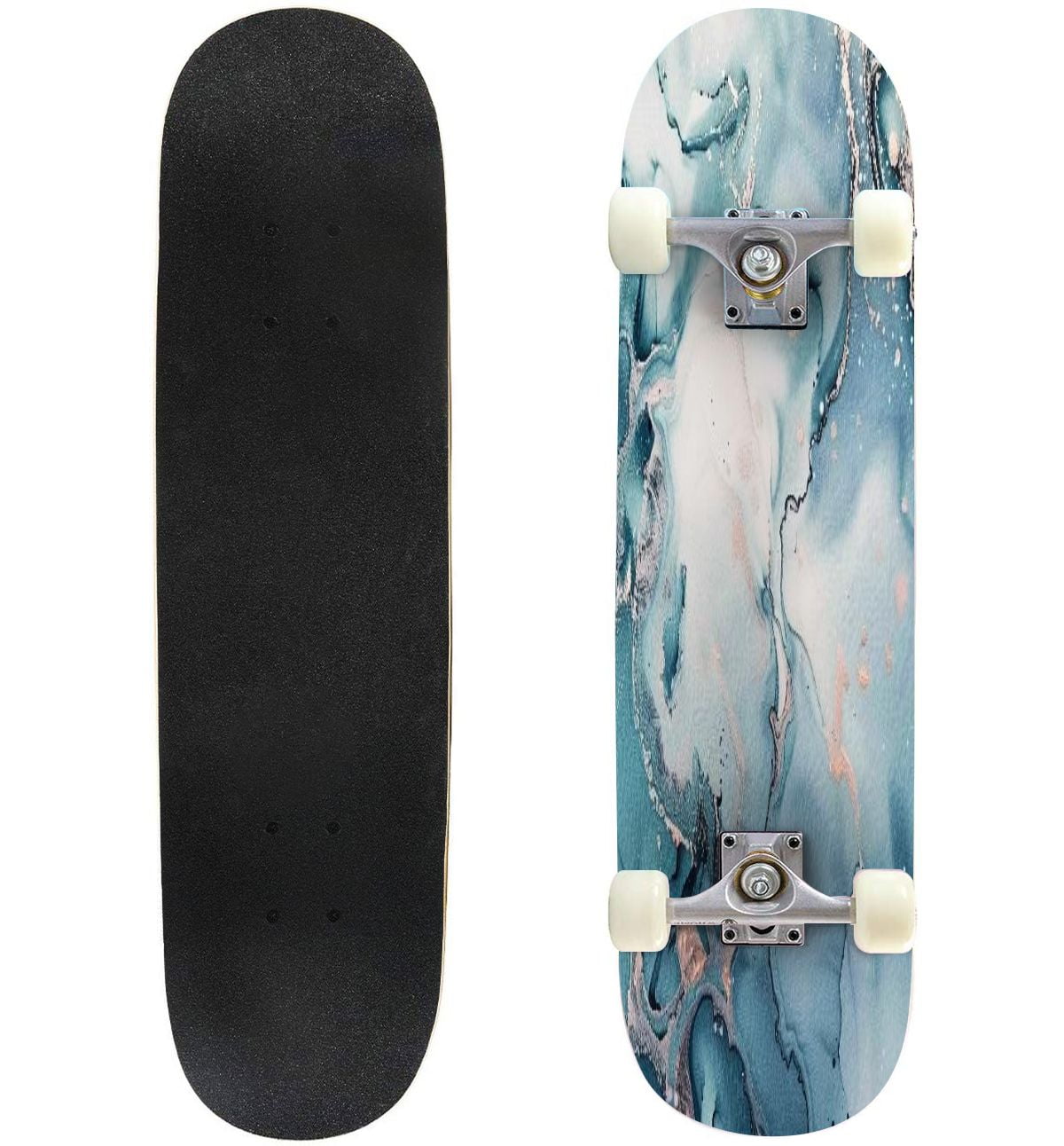 Skateboards for Beginners Alcohol ink colors translucent Abstract ...