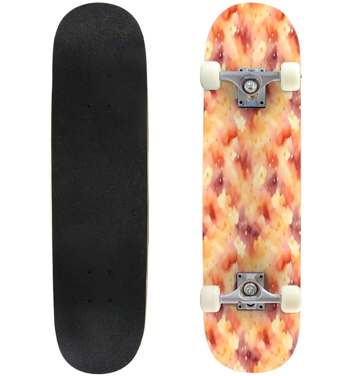 Skateboards for Beginners Autumn fantasy sky cloud star Seamless ...