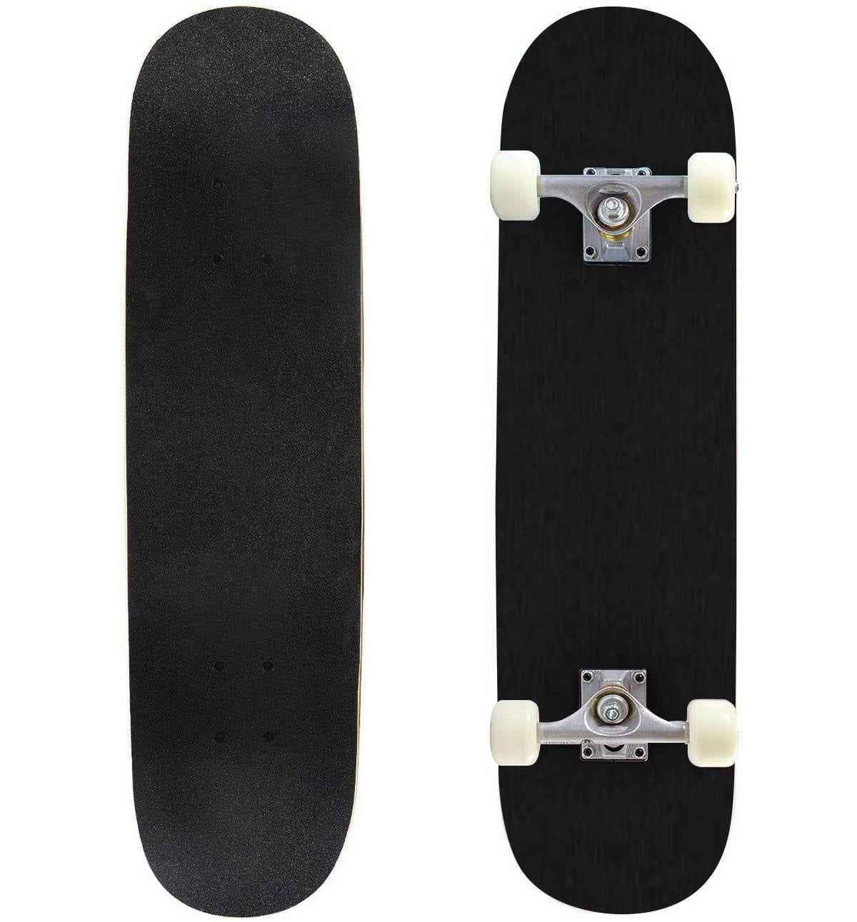 Skateboards for Beginners Black Dark Modern abstract texture 31"x8 ...