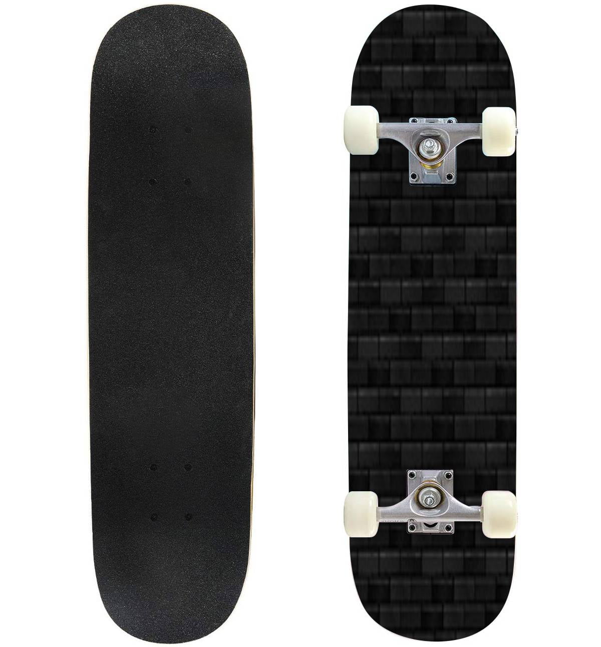 Skateboards for Beginners Black brick seamless pattern light falling ...