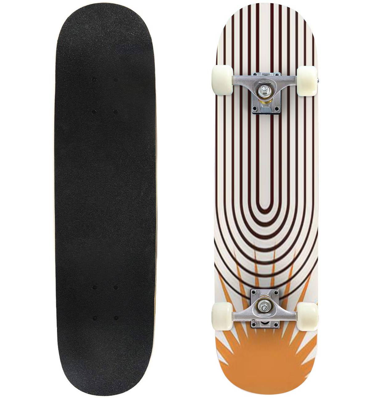 Skateboards for Beginners Boho arch poster Abstract boho rainbow for ...