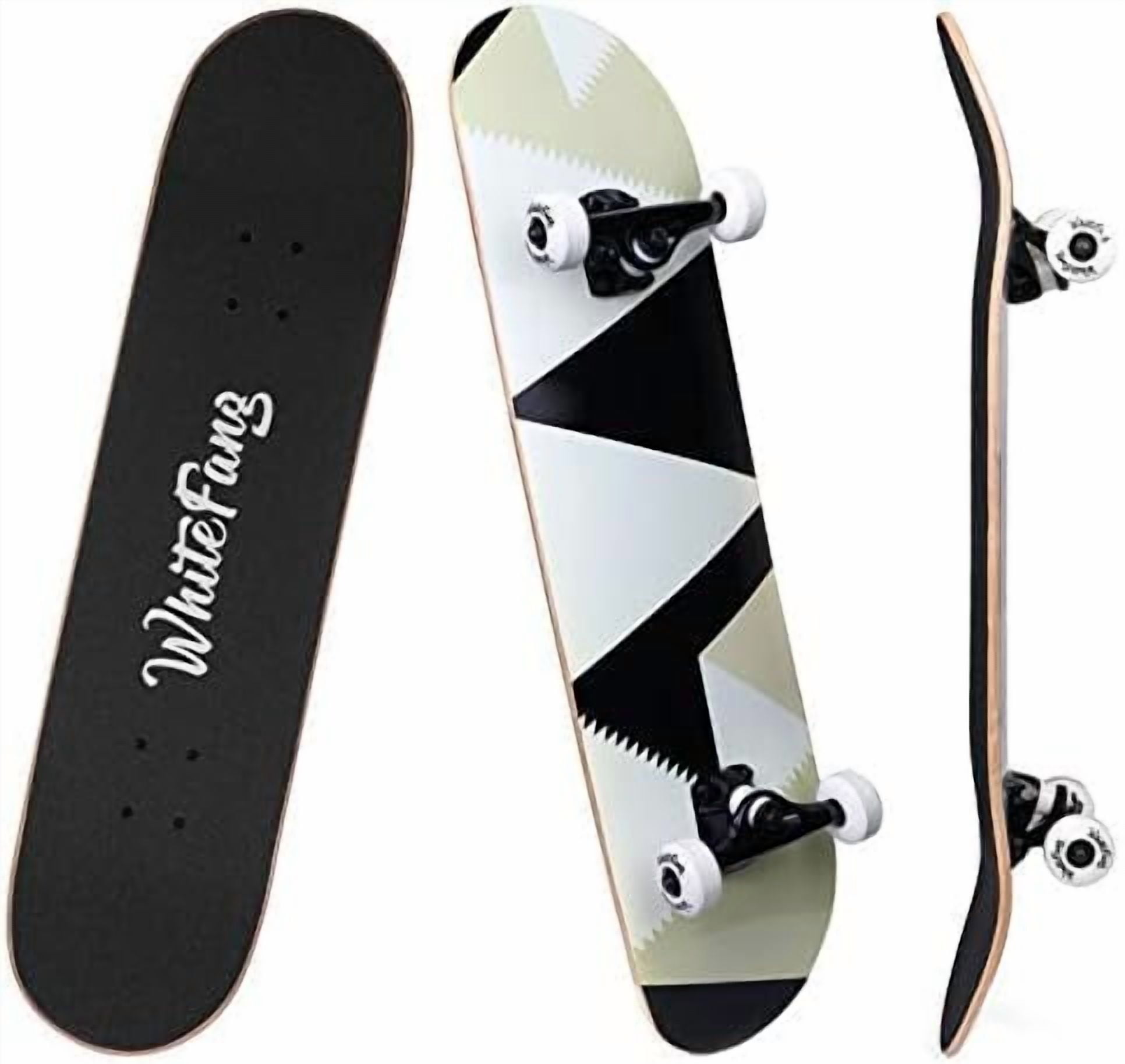 Skateboards for Beginners, Complete Skateboard 31 x 7.88, 7 Layer ...