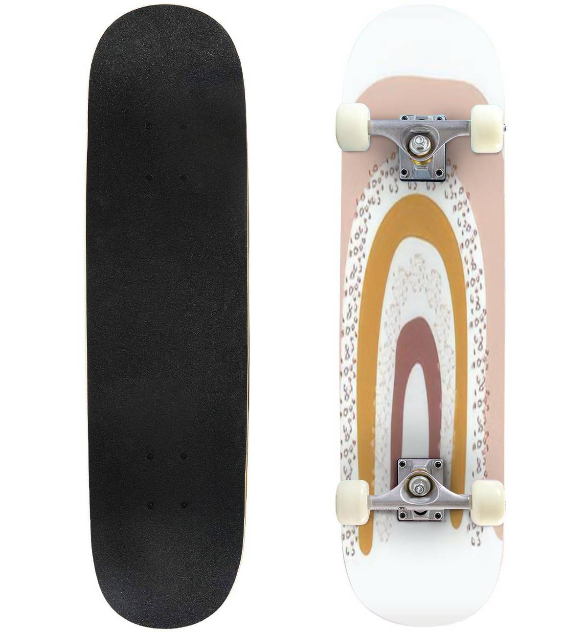 Skateboards for Beginners Cute creative boho rainbow minimal style ...