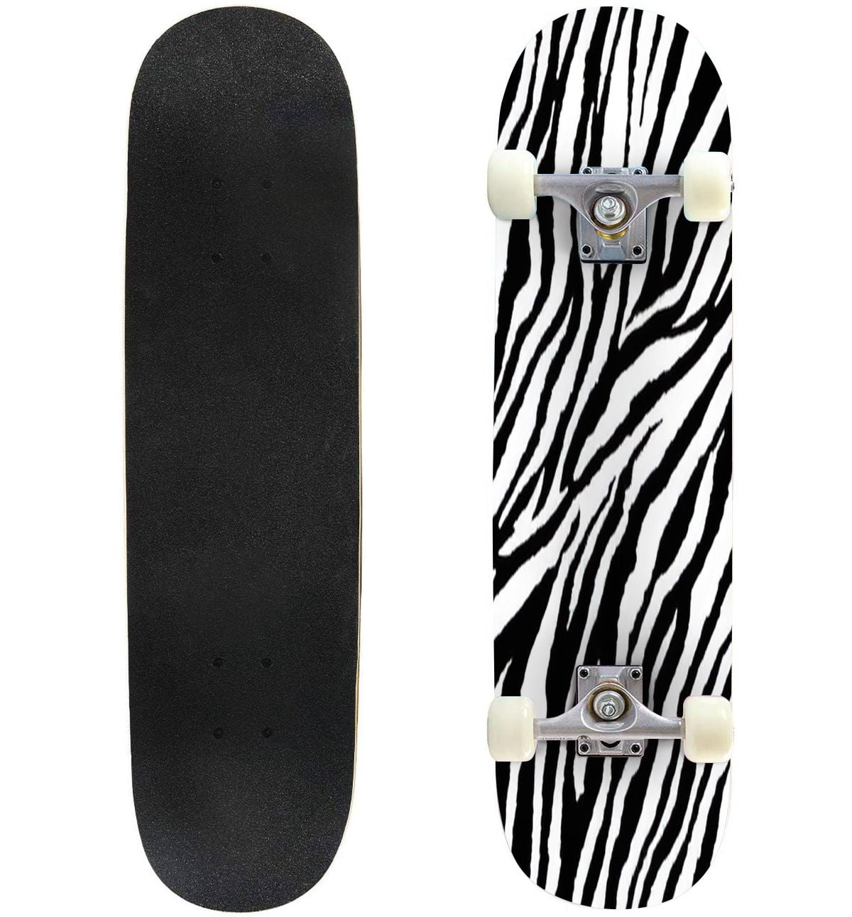 Skateboards for Beginners Full seamless for zebra tiger stripes animal ...