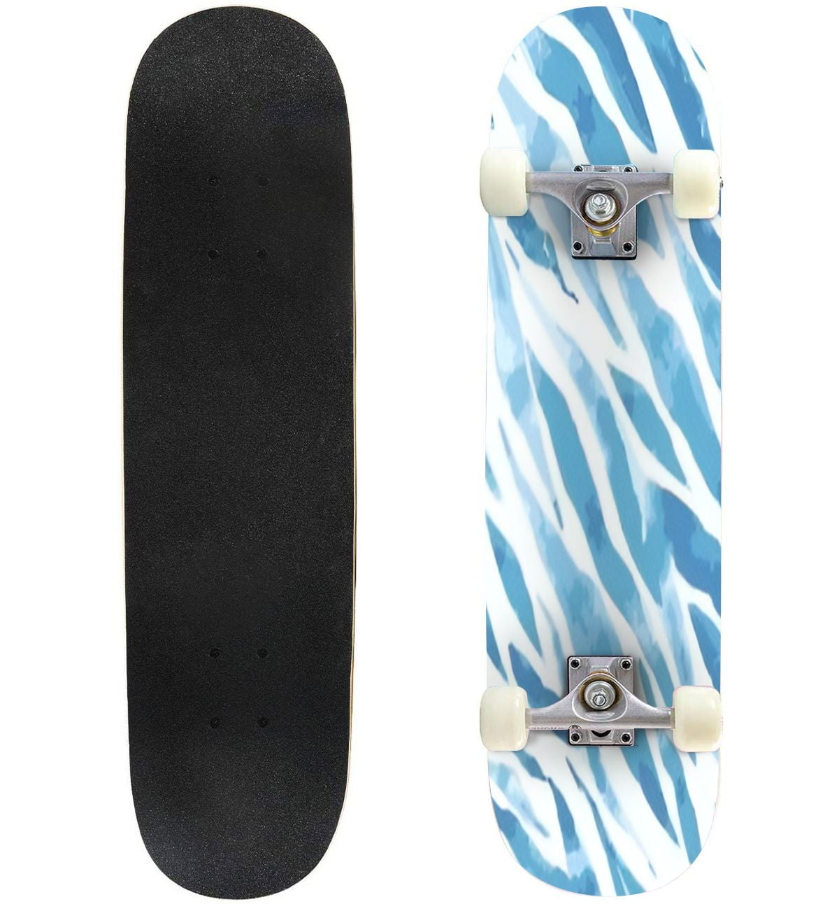 Skateboards for Beginners Hand drawn abstract zebra print Seamless ...