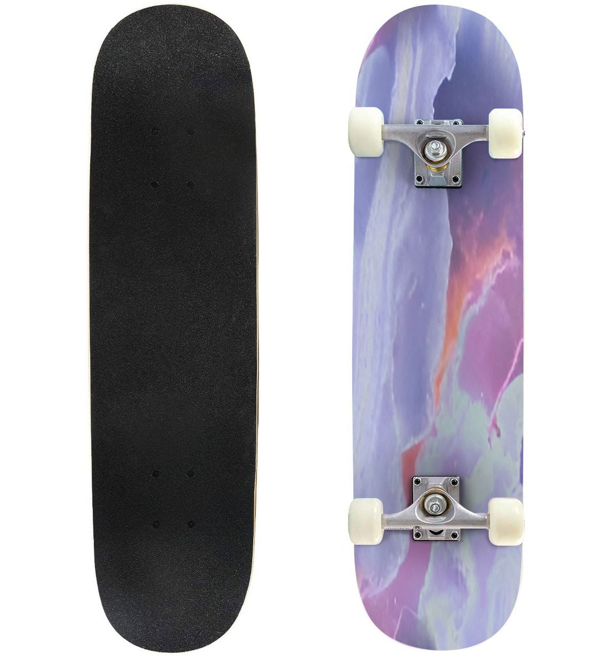 Skateboards for Beginners Marble Abstract Texture Acrylic Ink ...
