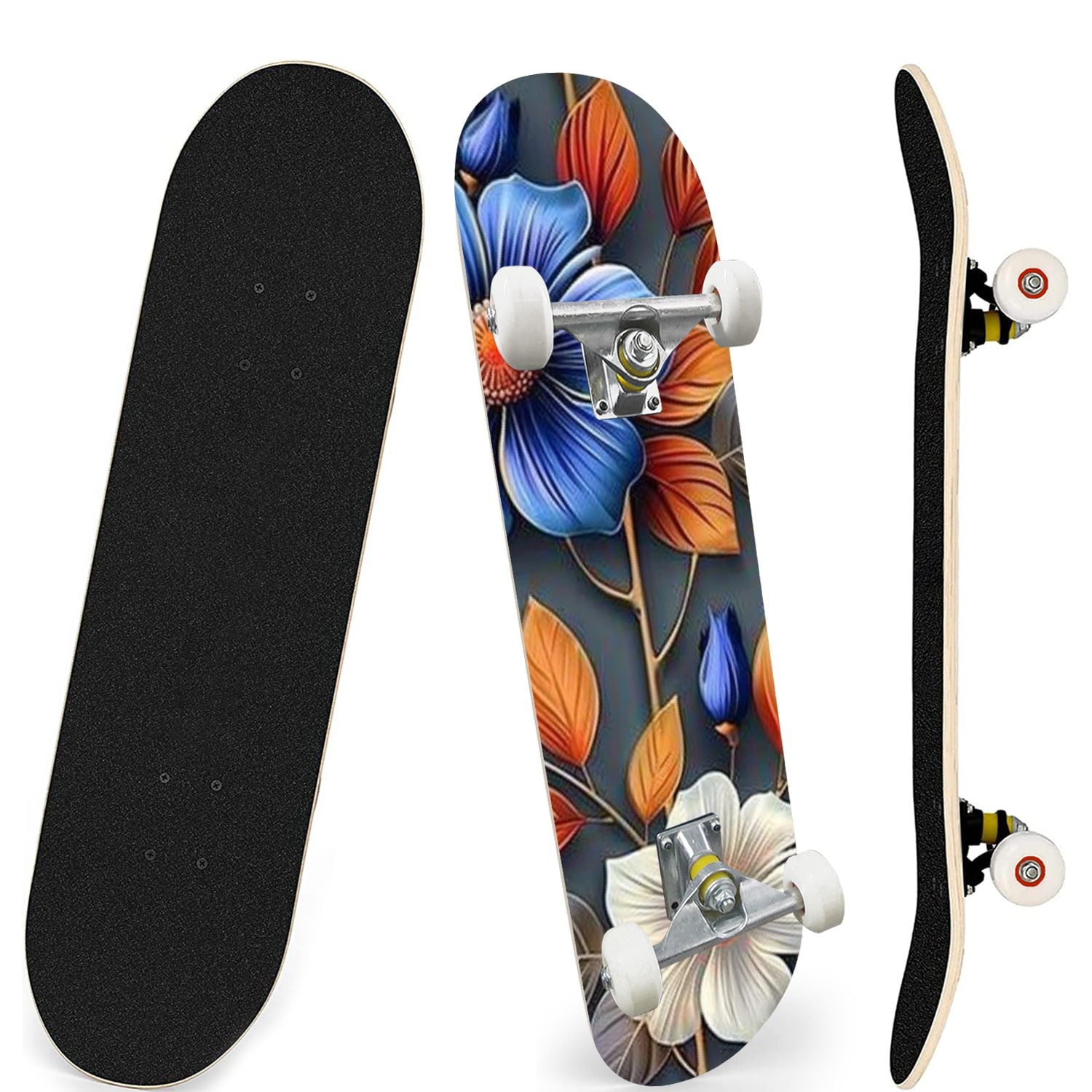 Skateboards for Beginners New Flower wall tiles white rendering 7 Layer ...