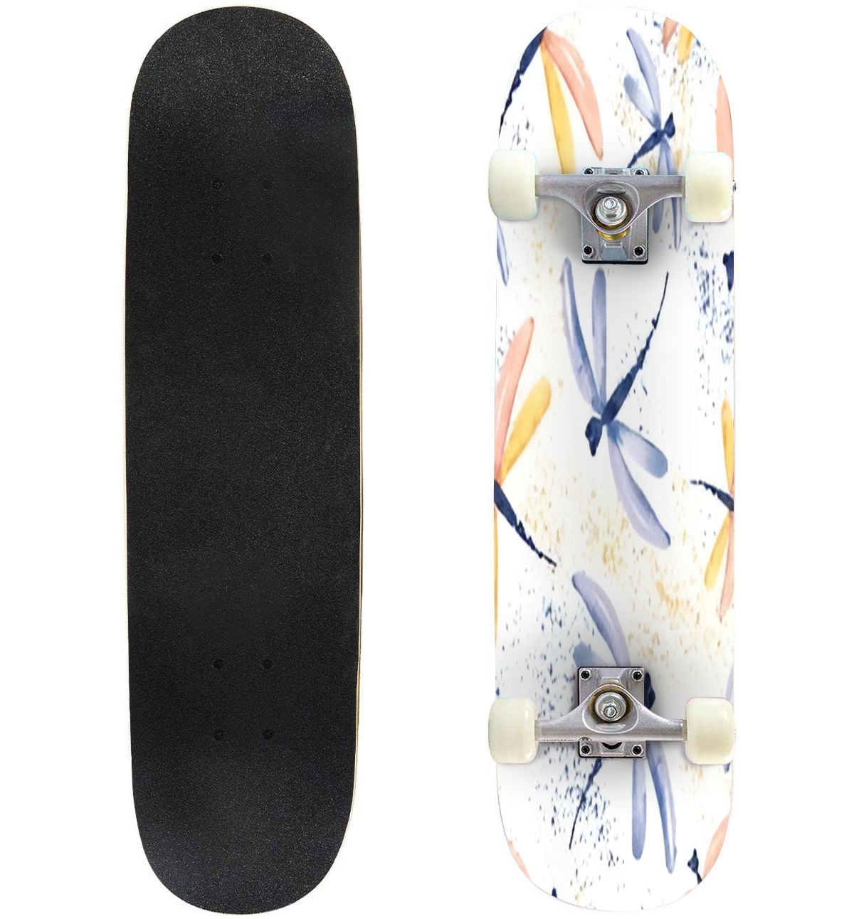 Skateboards for Beginners Seamless background pattern paper watercolor ...