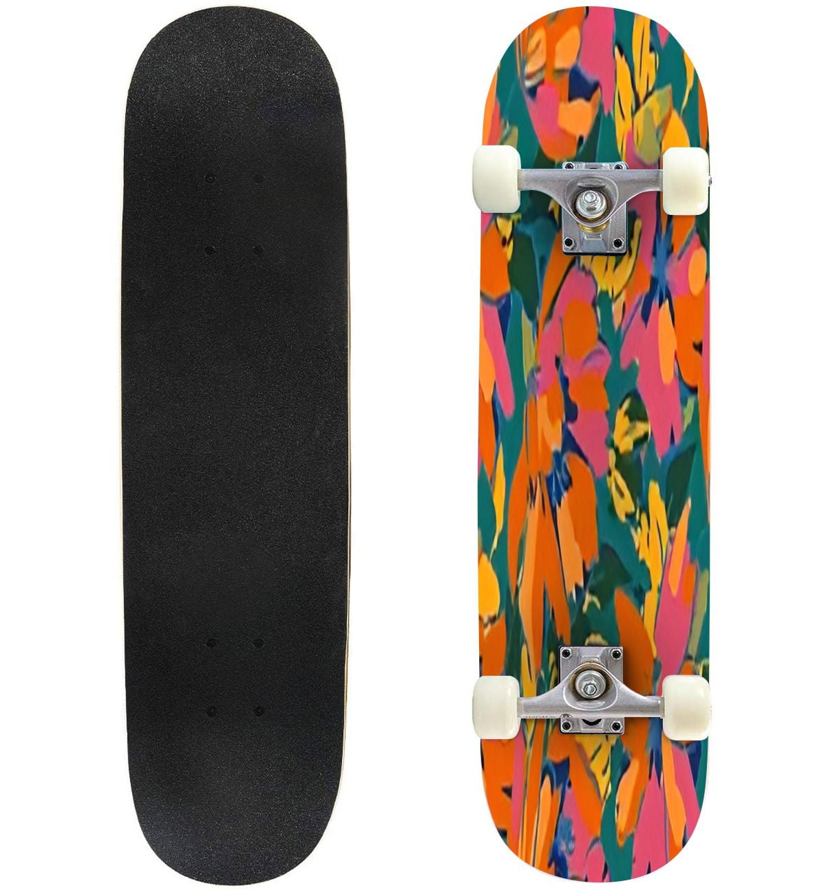 Skateboards for Beginners Seamless pattern colorful pattern abstract ...