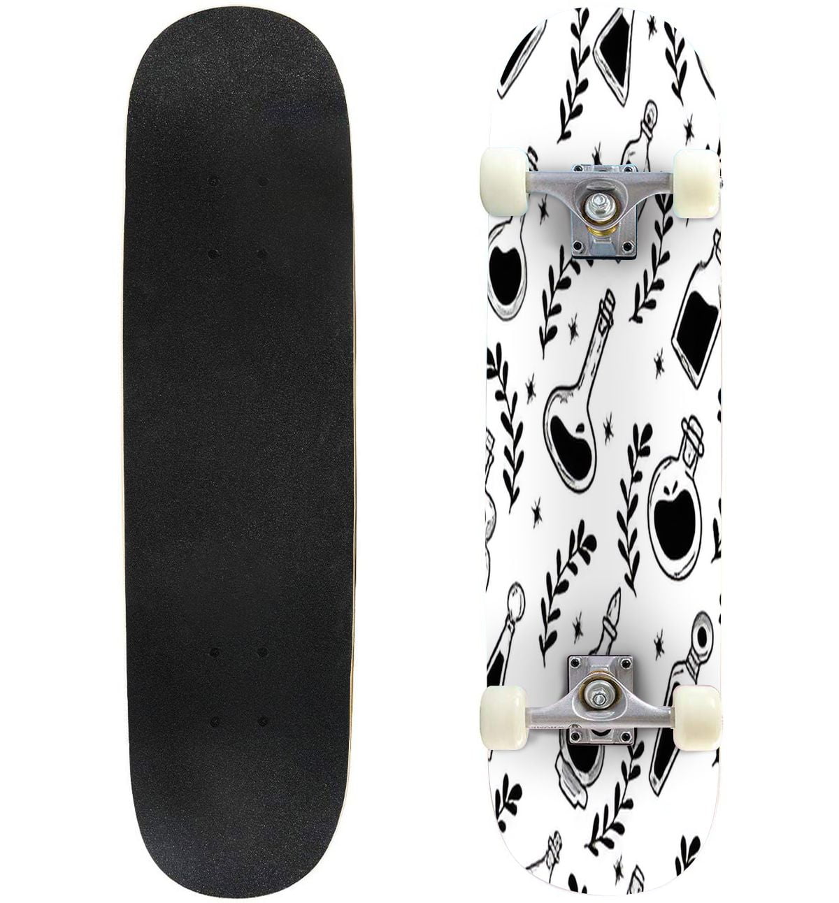 Skateboards for Beginners Seamless pattern made potion bottles ...