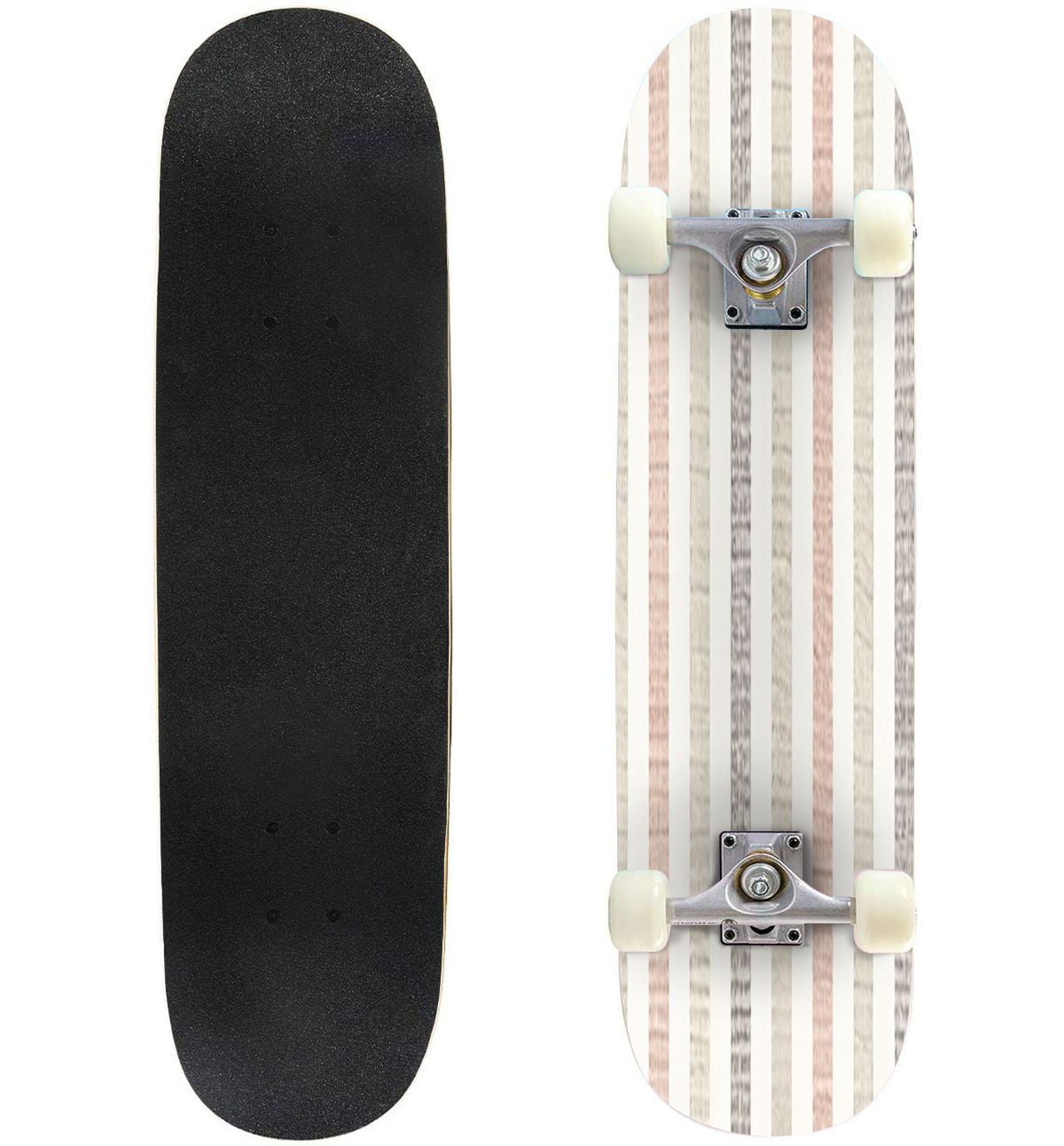 Skateboards for Beginners Seamless stripes pattern Linen Fabric Texture ...