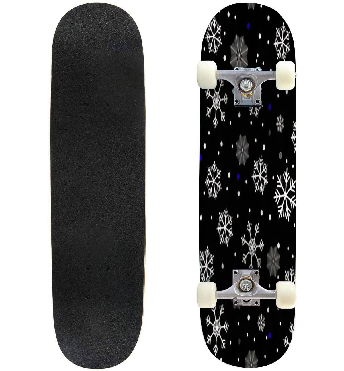 Skateboards for Beginners Snowflake simple seamless pattern Abstract ...