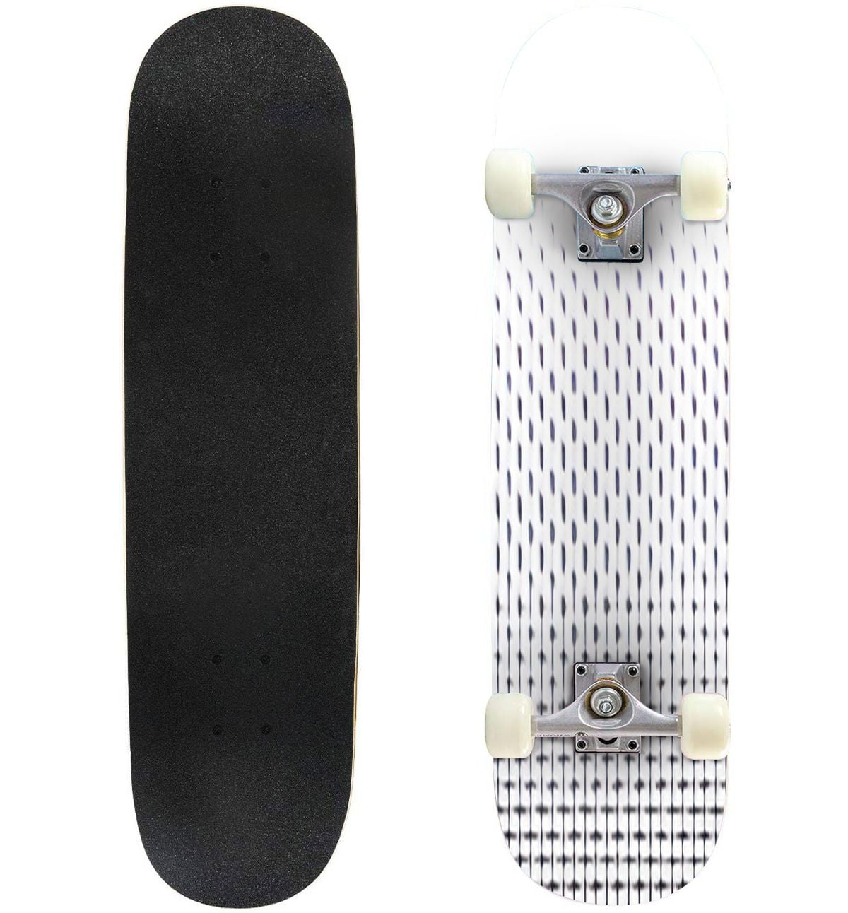 Skateboards for Beginners Star fade pattern Faded halftone black spark ...