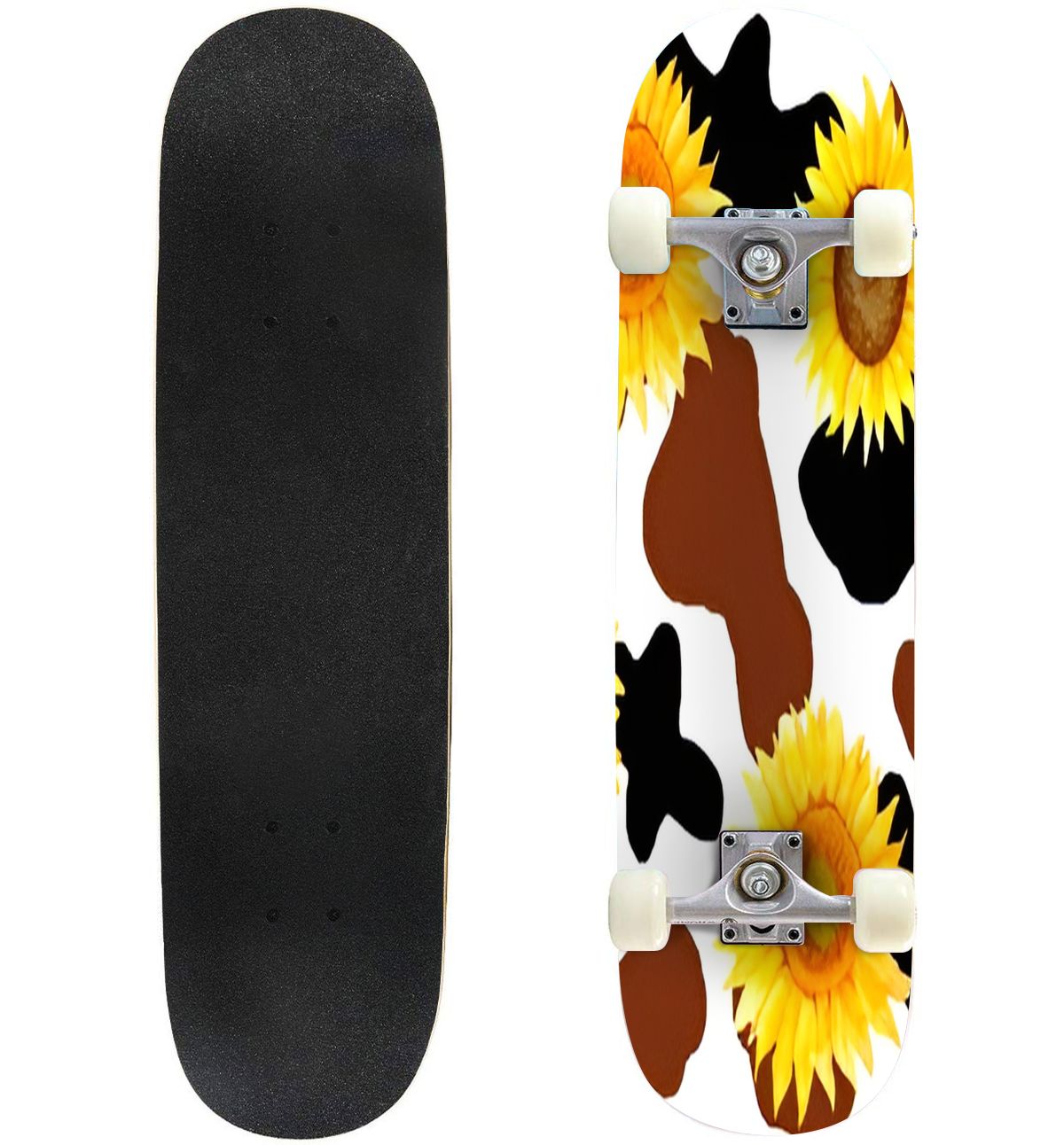 Skateboards for Beginners Watercolor hand drawn seamless fabric pattern ...