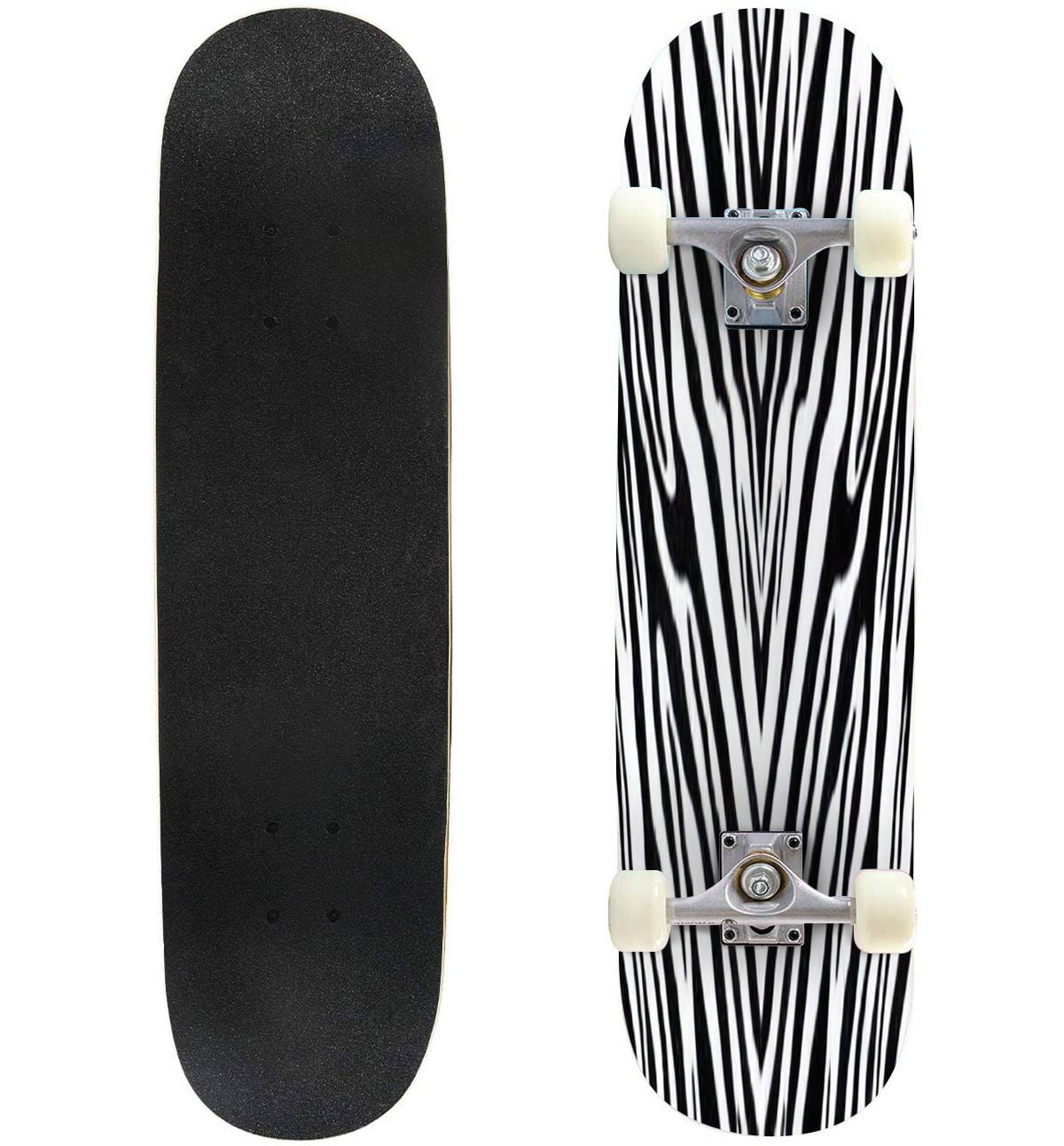 Skateboards for Beginners Zebra skin texture Zebra print Background ...