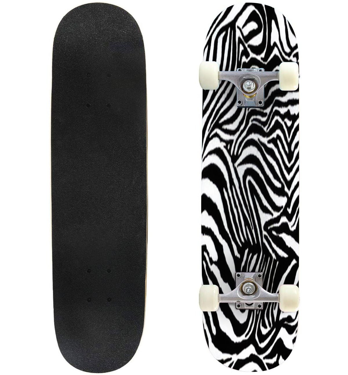 Skateboards for Beginners animal zebra print Seamless Tiger pattern 31 ...