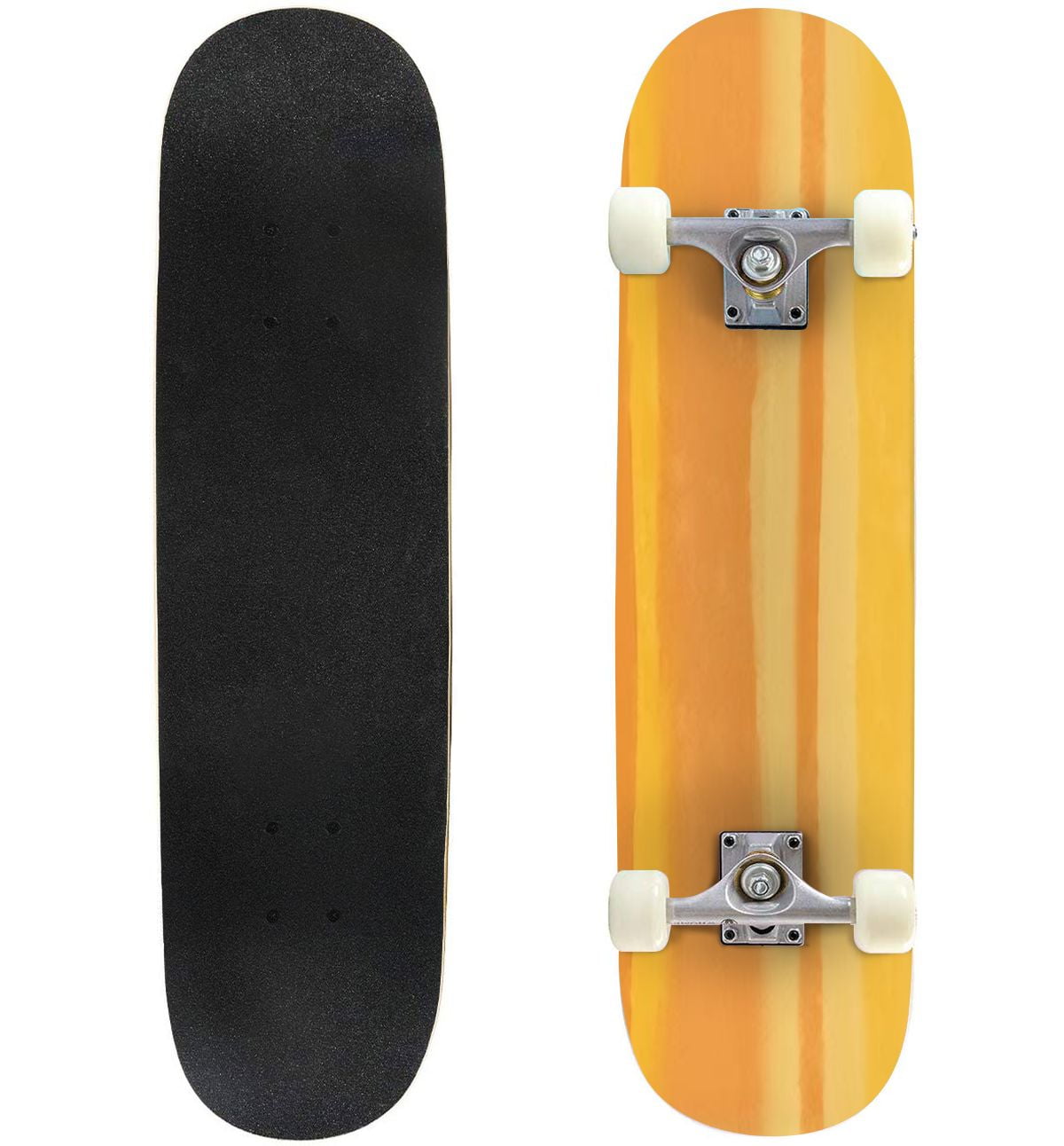 Skateboards for Beginners drawn seamless vertical blurry stripes yellow ...