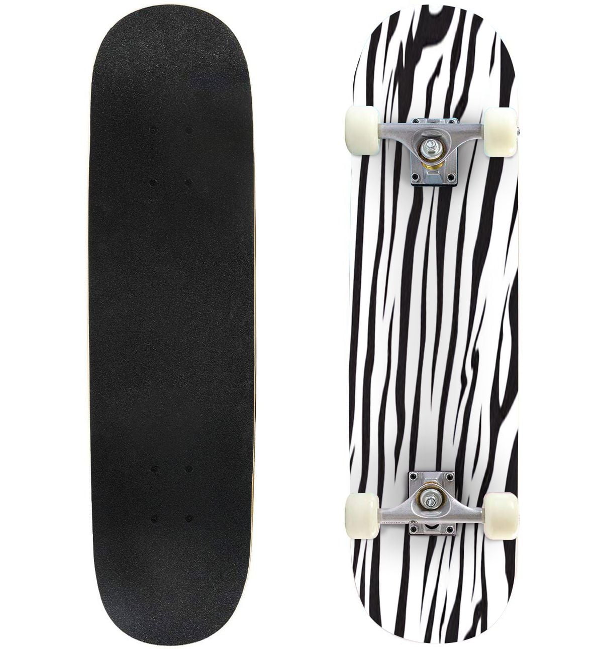 Skateboards for Beginners stripe animal jungle bengal tiger fur texture ...