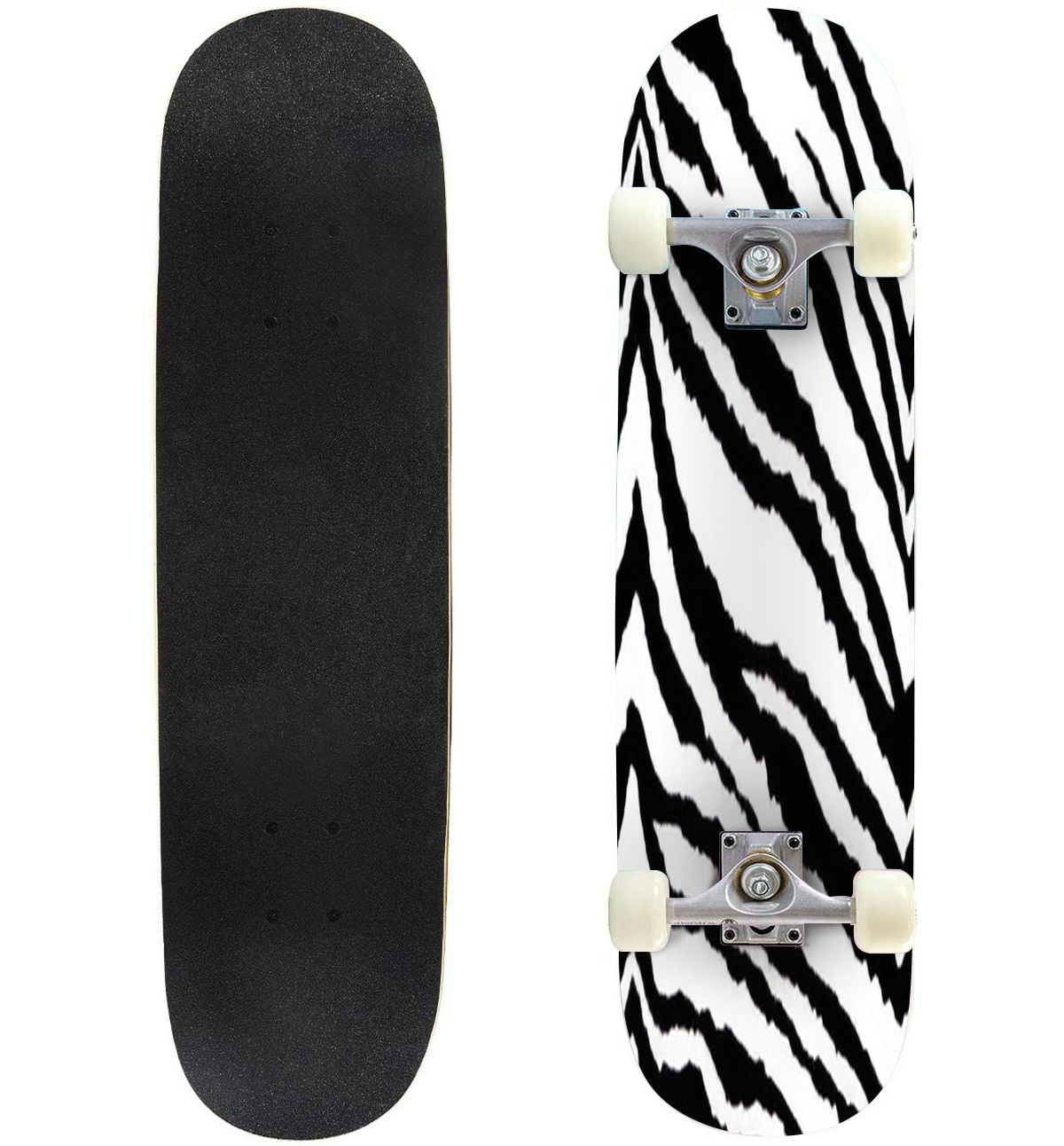 Skateboards for Beginners stripes zebra Background zebra black white 31 ...