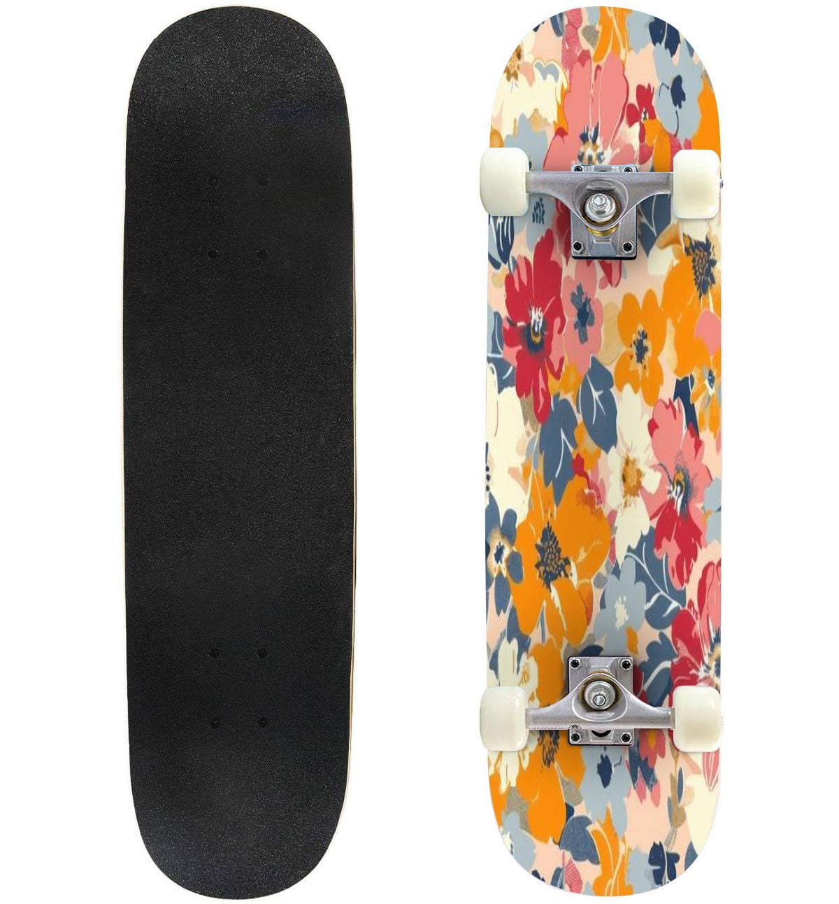 Skateboards for Beginners watercolor seamless pattern soft pastel ...