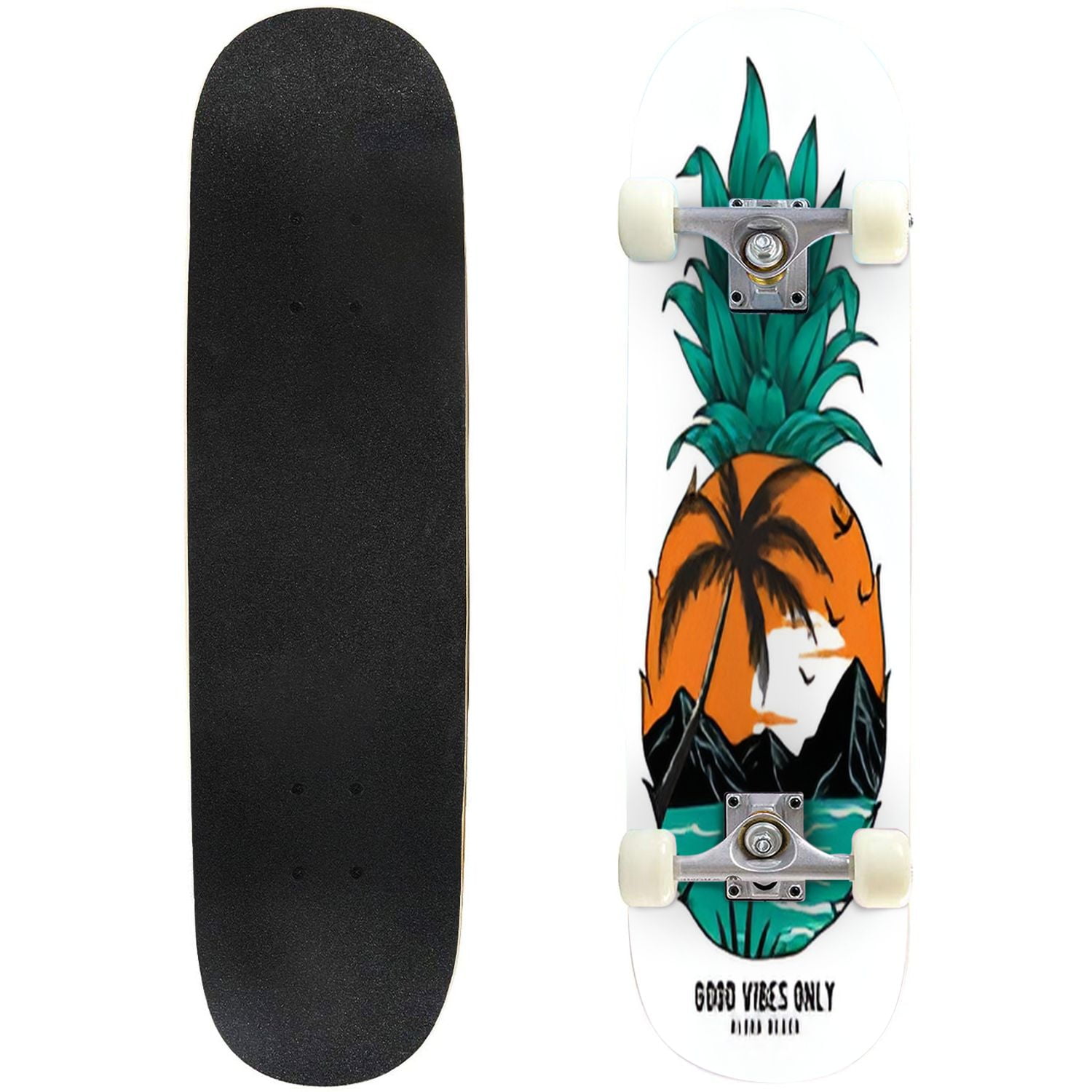 Skateboards Pineapple Sunrise tropical island Hawaii beach sunset For ...