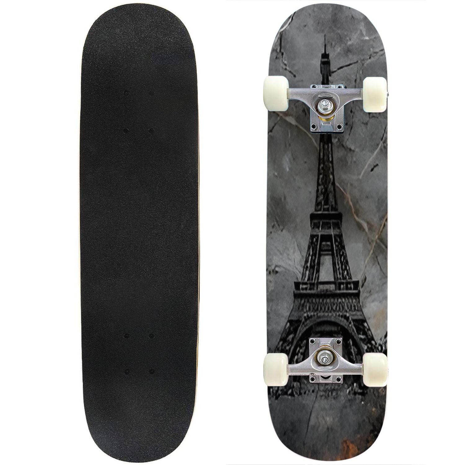 Skateboards luxury abstract modern marble tower landscape golden ...