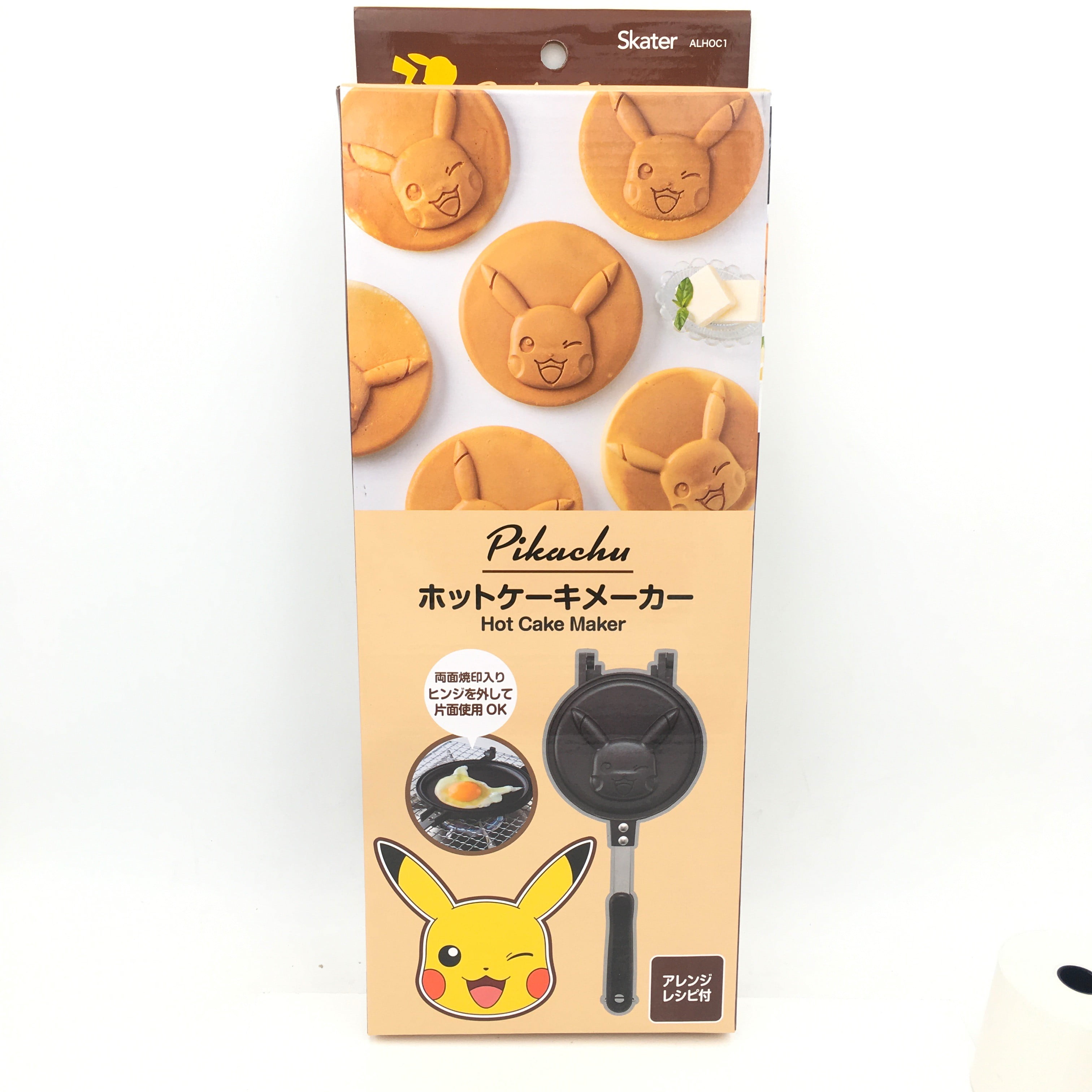 SkaterX Pokemon Pikachu Hot Cake Maker 145mmx360mmx35mm寶可夢皮卡丘鬆餅機 ...