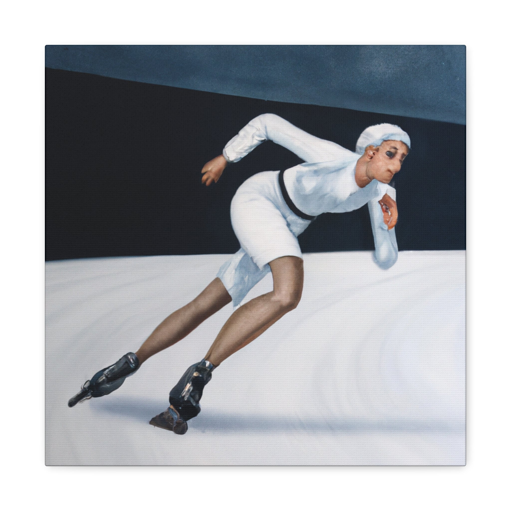 "Skaters On An Ice" - Canvas - Walmart.com